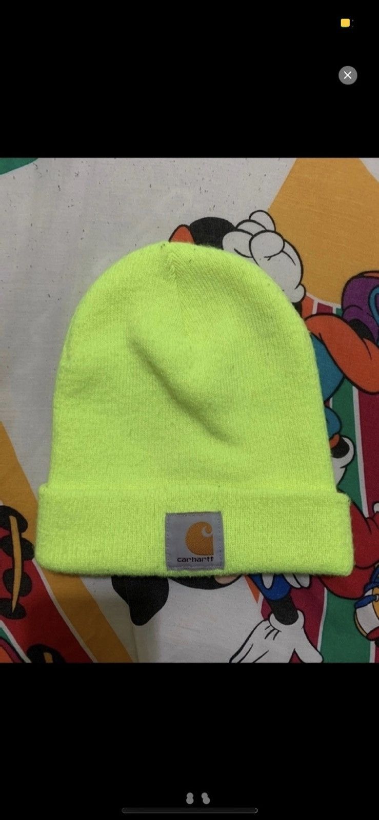 Vintage ***FINAL DROP***RARE Carhartt safety yellow toque | Grailed