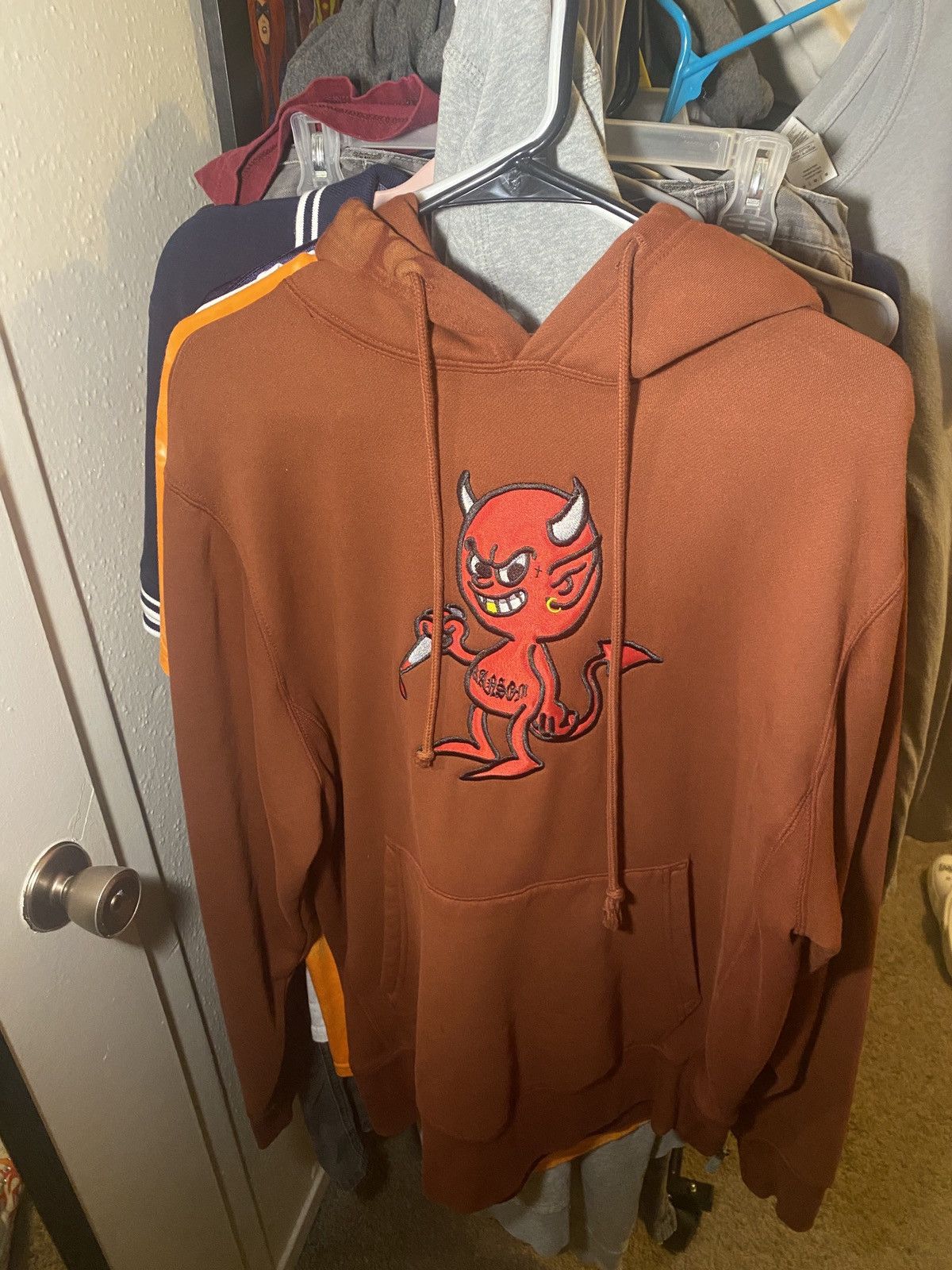 Ransom Clothing × Streetwear × Vintage Ransom embroidered devil hoodie ...