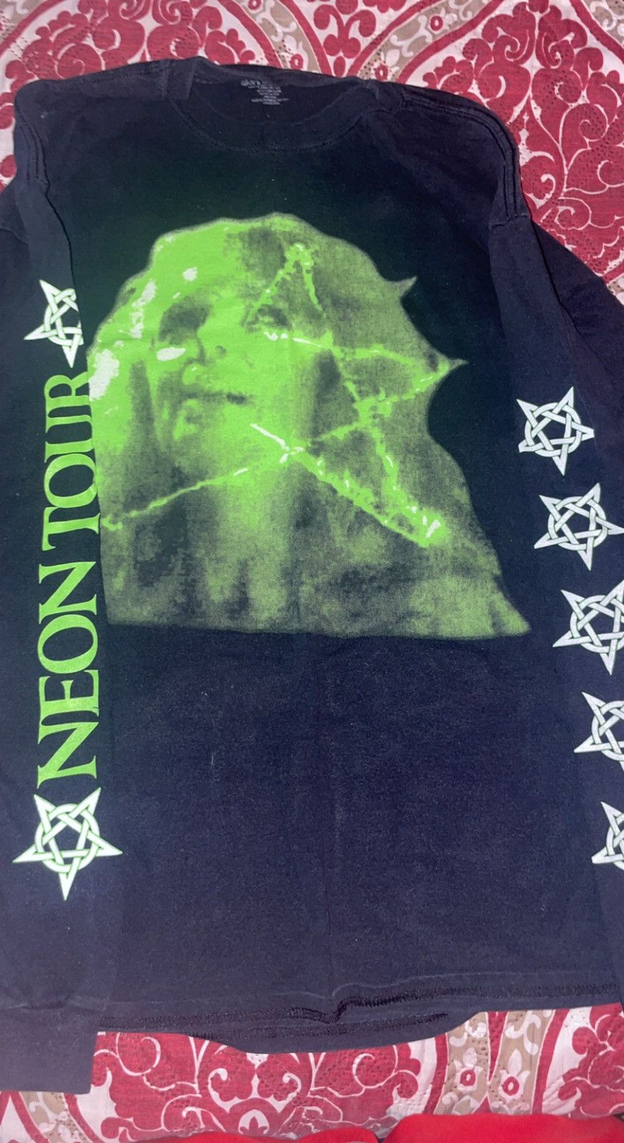 Playboi Carti Playboi carti Neon Tour Pentagram L/S Tee | Grailed