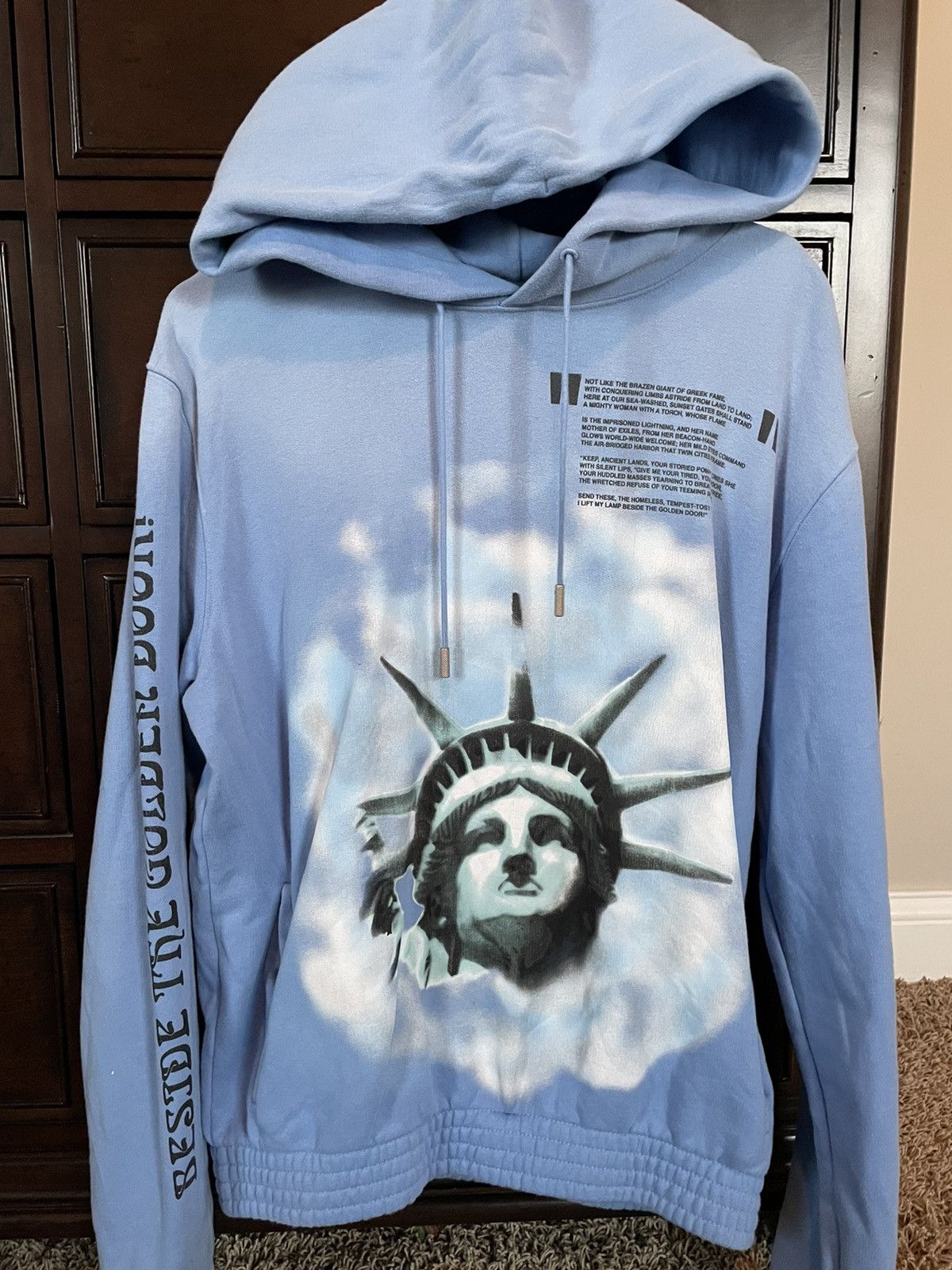 Off-White Off-White Statue Of Liberty Hoodie | Grailed