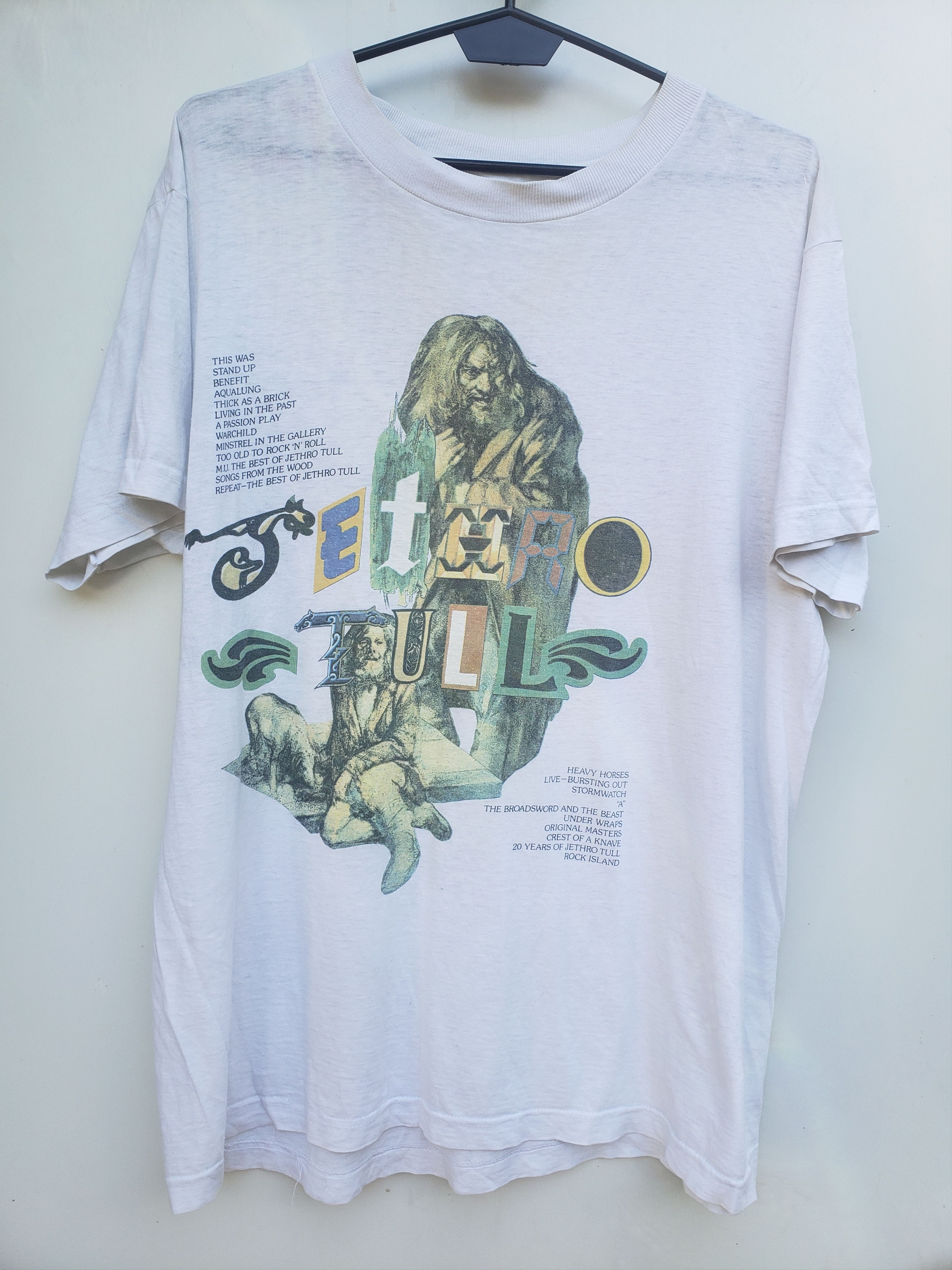 Rock Band × Rock Tees × Vintage Vintage Jethro Tull Collection 80s ...