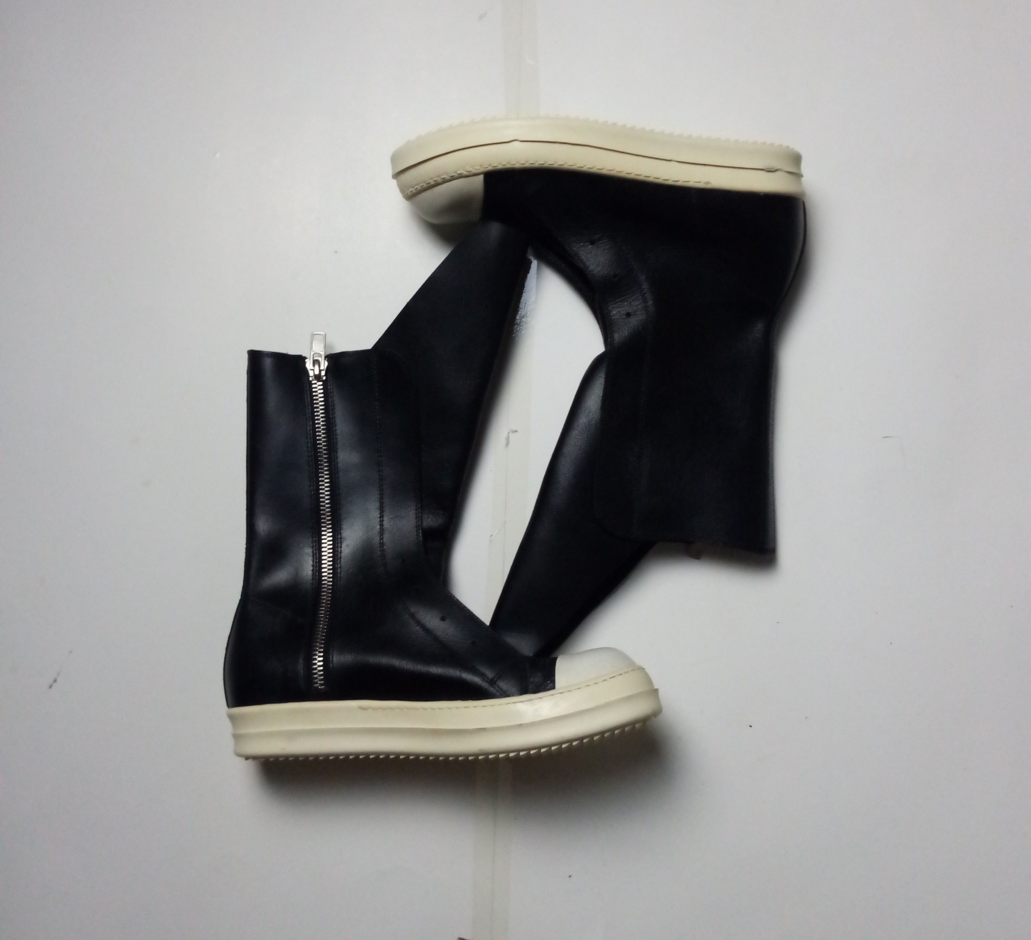 Rick Owens Rick Owens Laceless Ramones Boots | Grailed