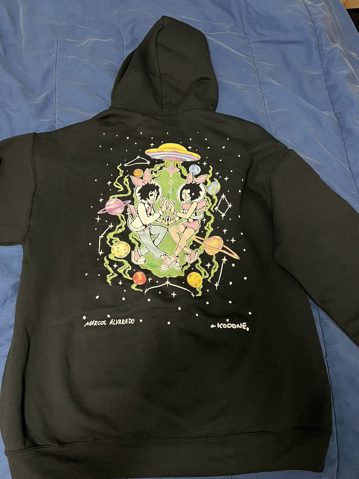 Kodone Kodone Black Galaxy Hoodie | Grailed