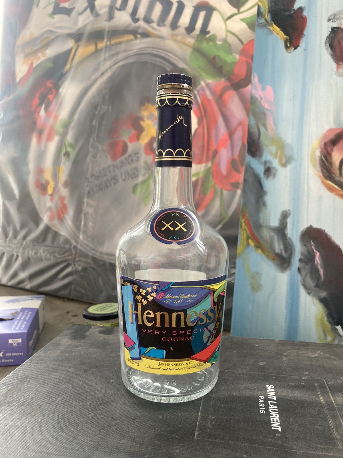 Hennessy × Kaws KAWS x Hennessy bottle (empty) 2011 | Grailed