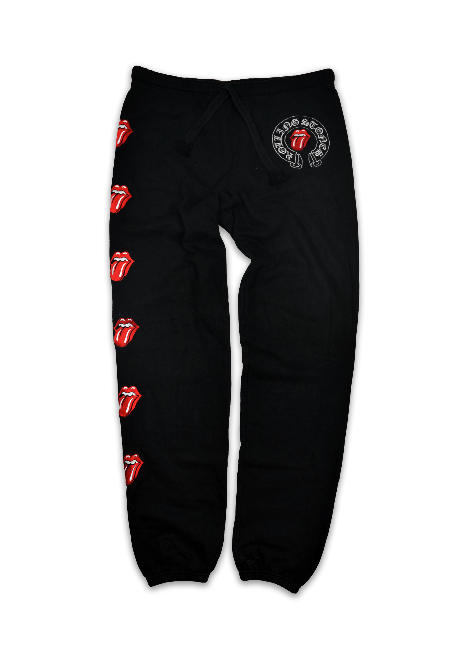 Chrome Hearts Chrome Hearts Rolling Stones Embroidered Sweatpants | Grailed