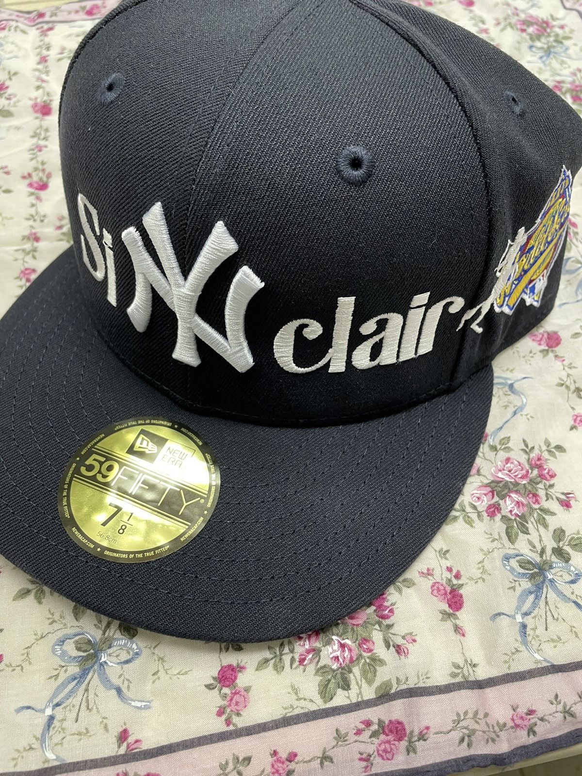 New Era × Sinclair Global SINCLAIR GLOBAL NY YANKEES FITTED HAT | Grailed