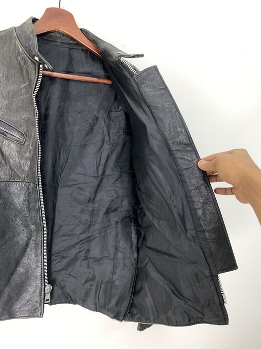 Vintage EMAR Vintage Motorcycle Zipper Rider Biker Leather Jacket | Grailed
