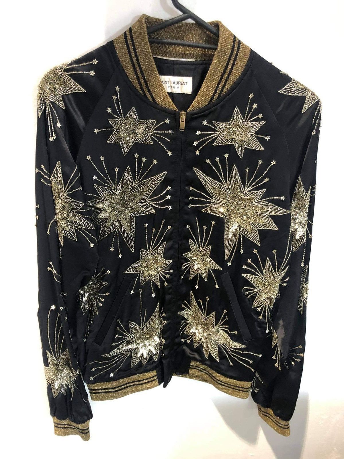 Saint Laurent Paris Rare Saint Laurent Psych Rock SS15 Starburst Jacket ...