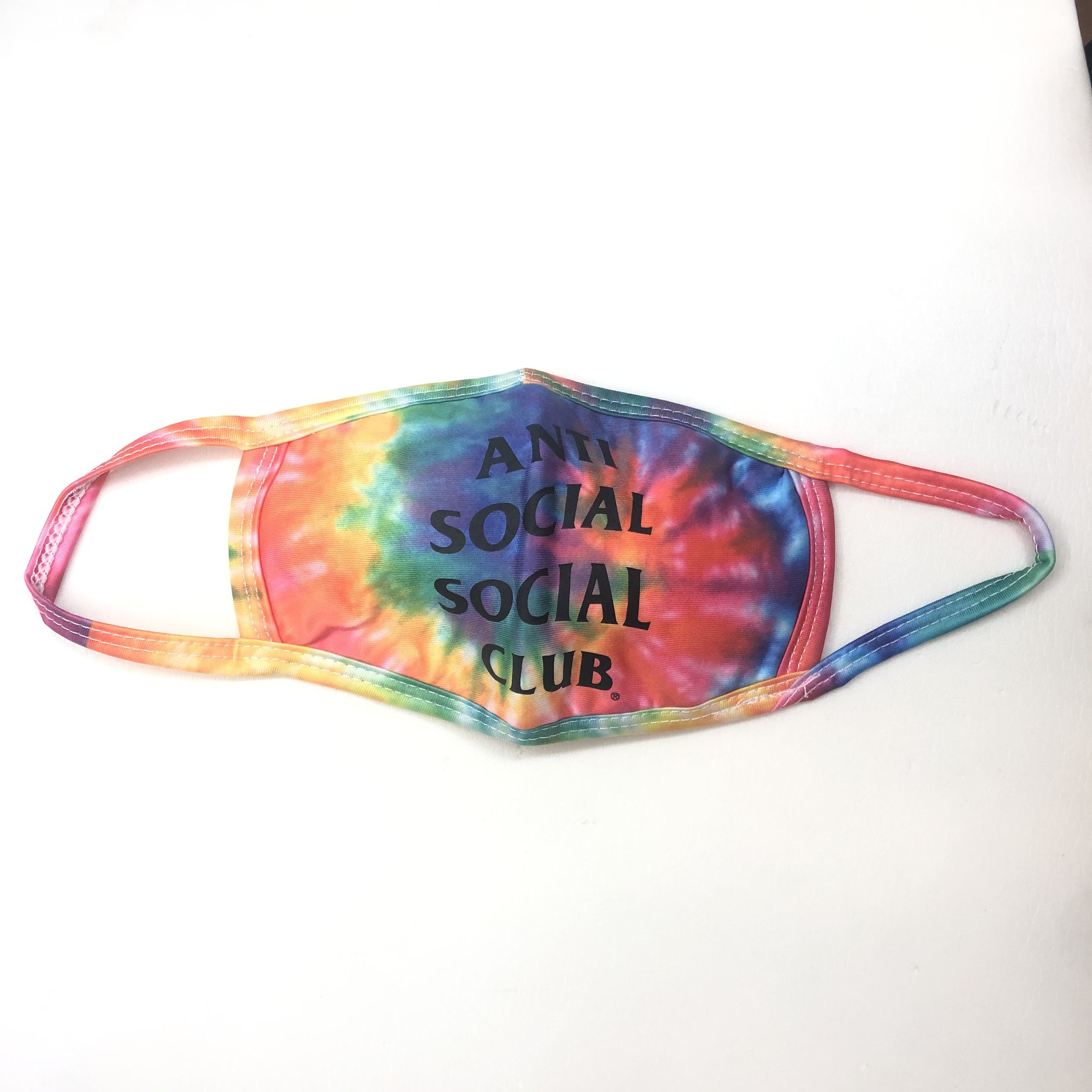 Anti Social Social Club DS ASSC Black Logo Sugar Coat Face cover Mask ...