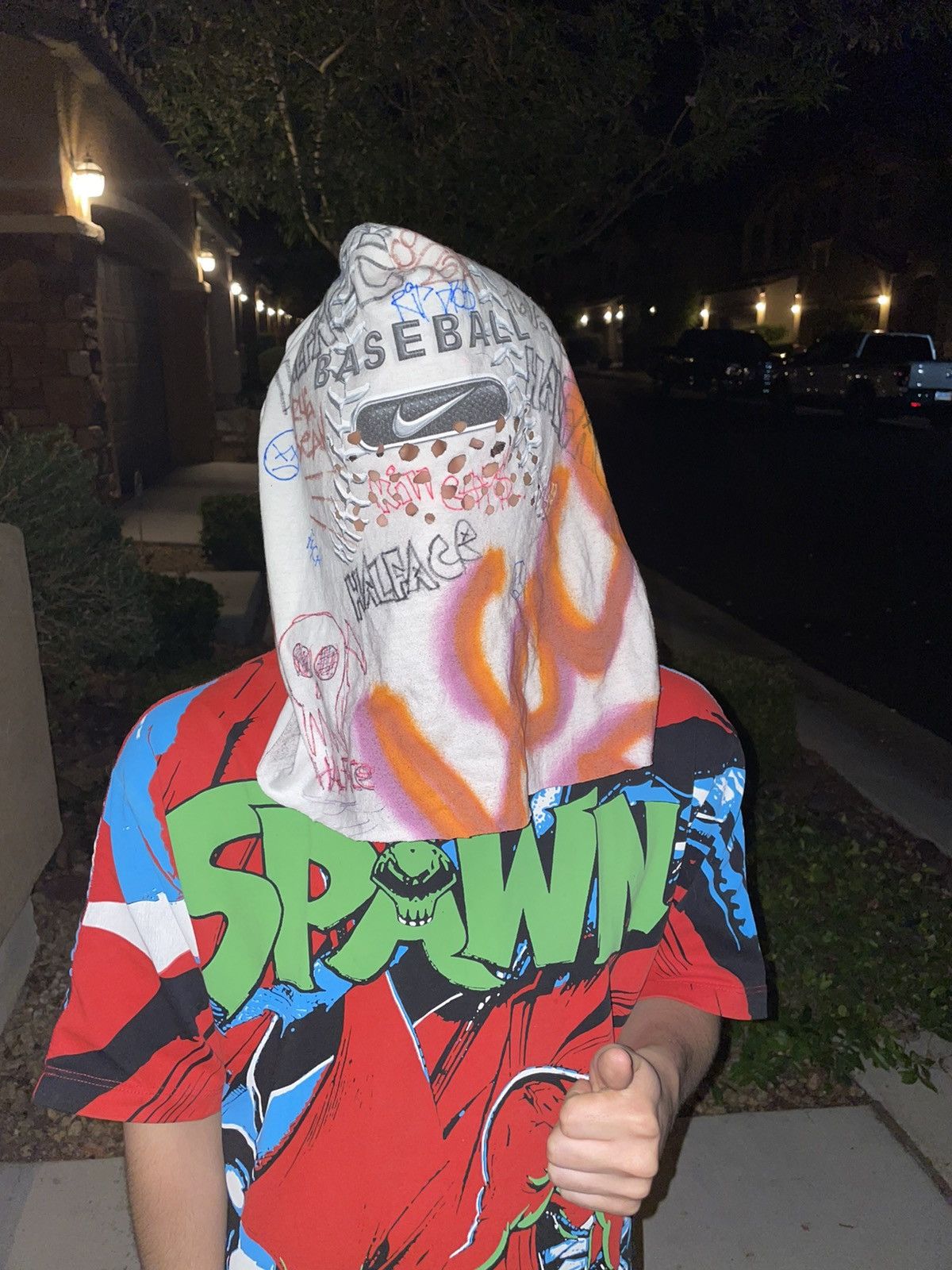 Vintage Rare Face mask x Kanye donda x Carti inspired x Asspizza | Grailed