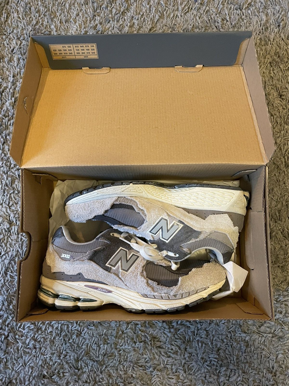 New Balance 2002R Protection Pack / Redefined Future Rain Cloud | Grailed