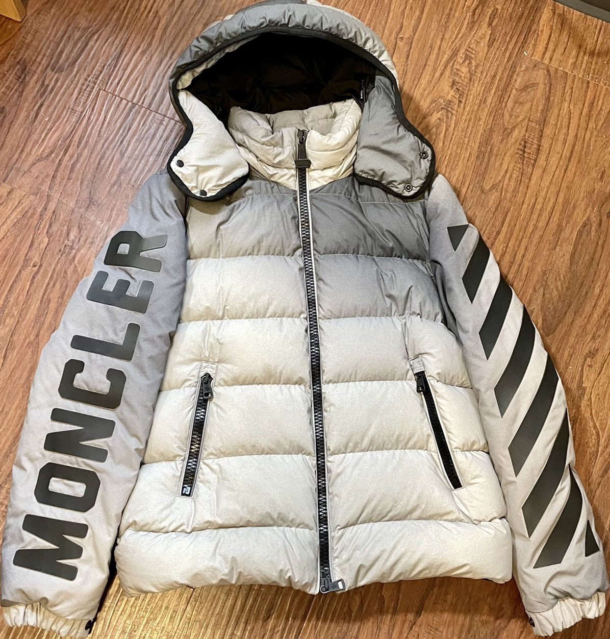Moncler × Off-White Moncler x Off-White “Enclos” Down Jacket | Grailed