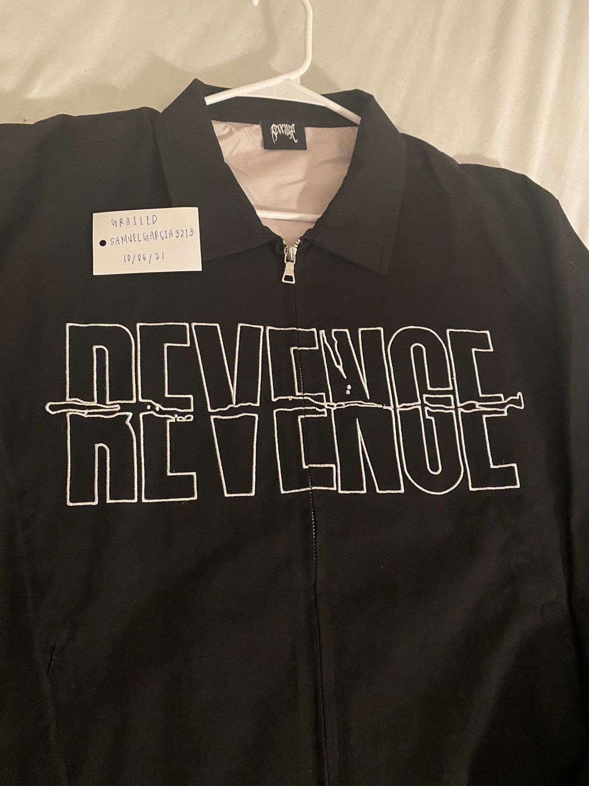 Revenge Black Revenge Psycho Work Jacket | Grailed