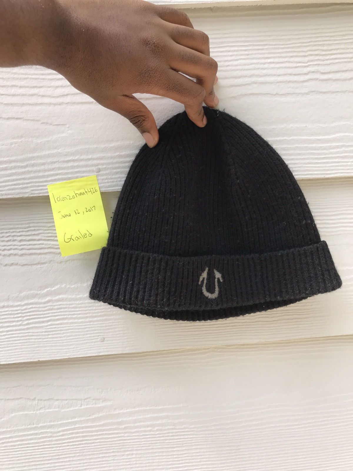 True Religion True Religion Black Beanie | Grailed