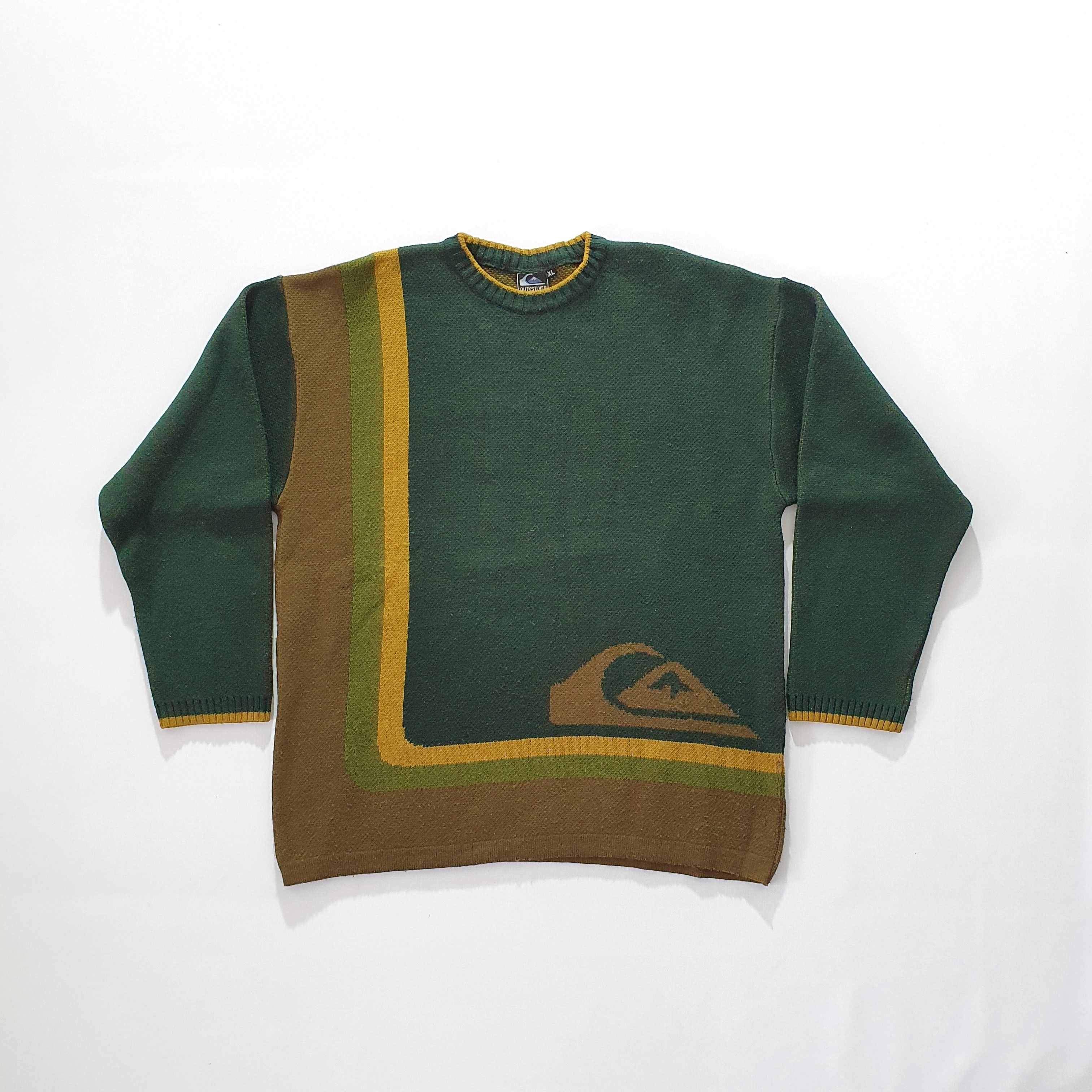 Quiksilver × Surf Style × Vintage 80s Rare Quicksilver Rare Big Logo ...