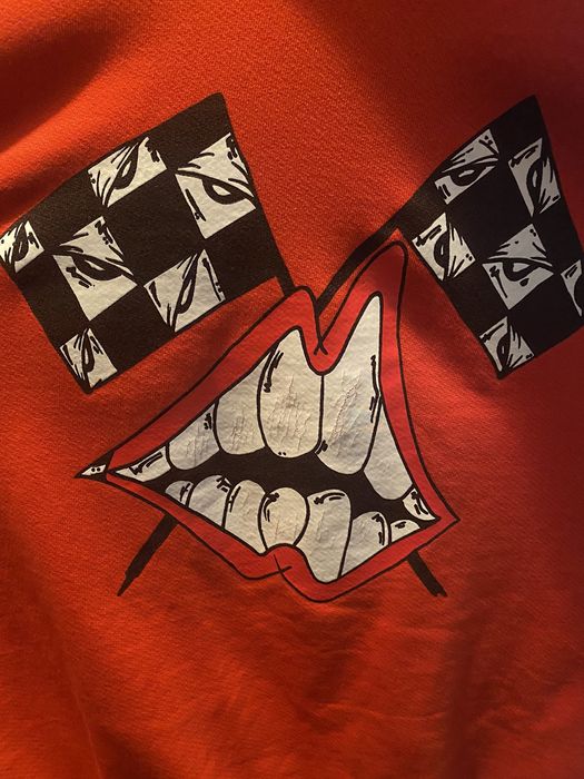 Chrome Hearts CHROME HEARTS MATTY BOY RED CHOMPER HOODIE | Grailed