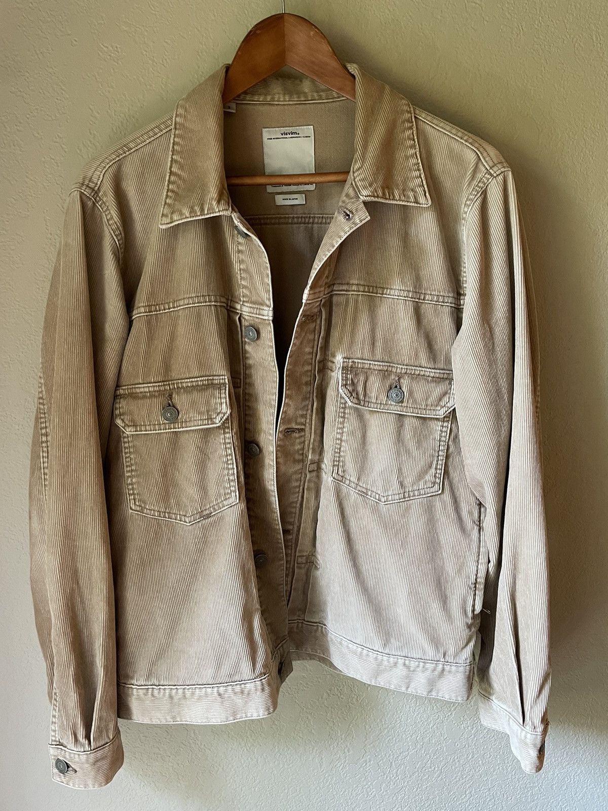 Visvim Python Leather Patch Corduroy Jacket | Grailed
