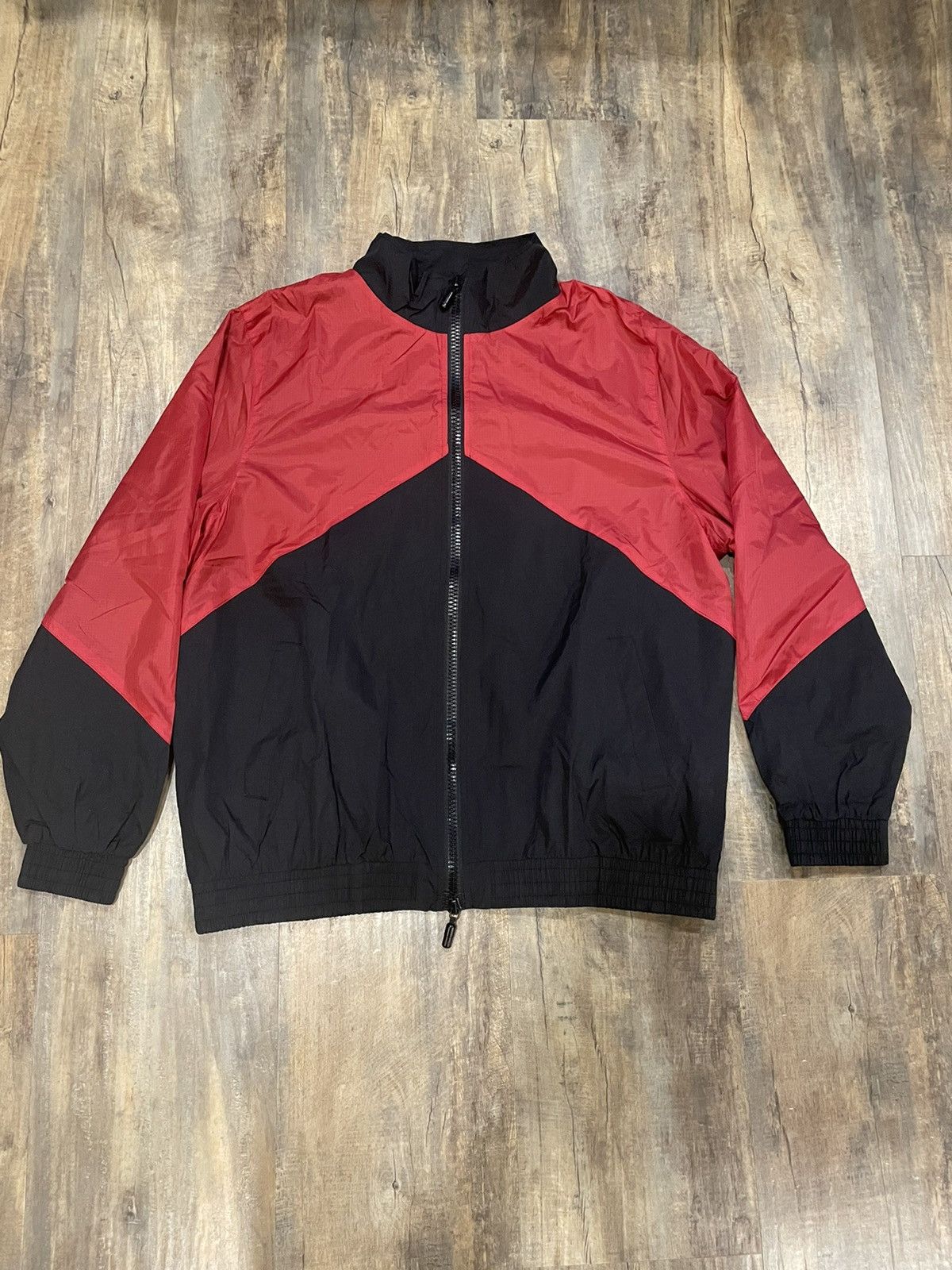 Rhude New Rhude Flight Jacket Logo Red Zip Up Nylon Windbreaker | Grailed