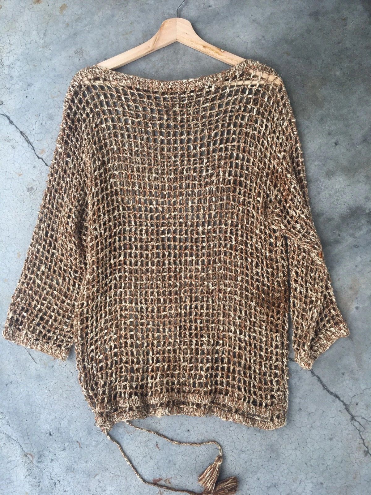 Seditionaries 📌Rare Pullover Mesh Net Hand Knitting Spring Sexy Style ...