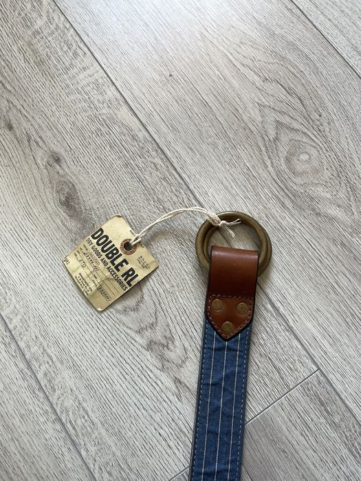 RRL Ralph Lauren DOUBLE RL RRL RALPH LAUREN POLO western leather denim ...