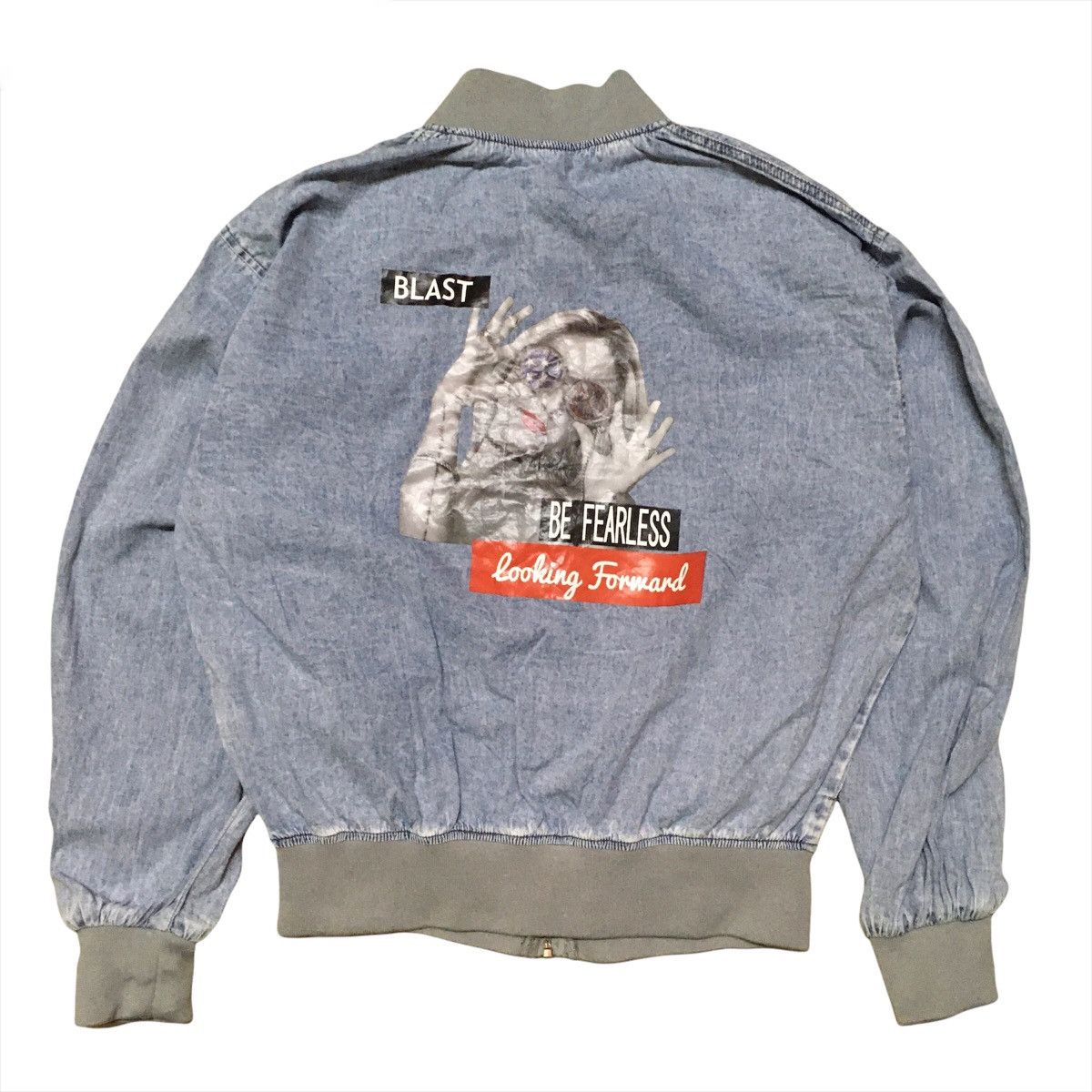 Bomber Jacket × Japanese Brand × Streetwear Japanese Brand Light Jacket ...