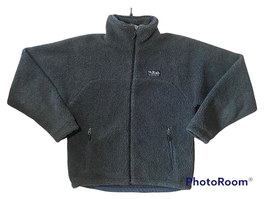 Rab Rab Classic Double Pile Fleece Jacket Charcoal Grey | Grailed