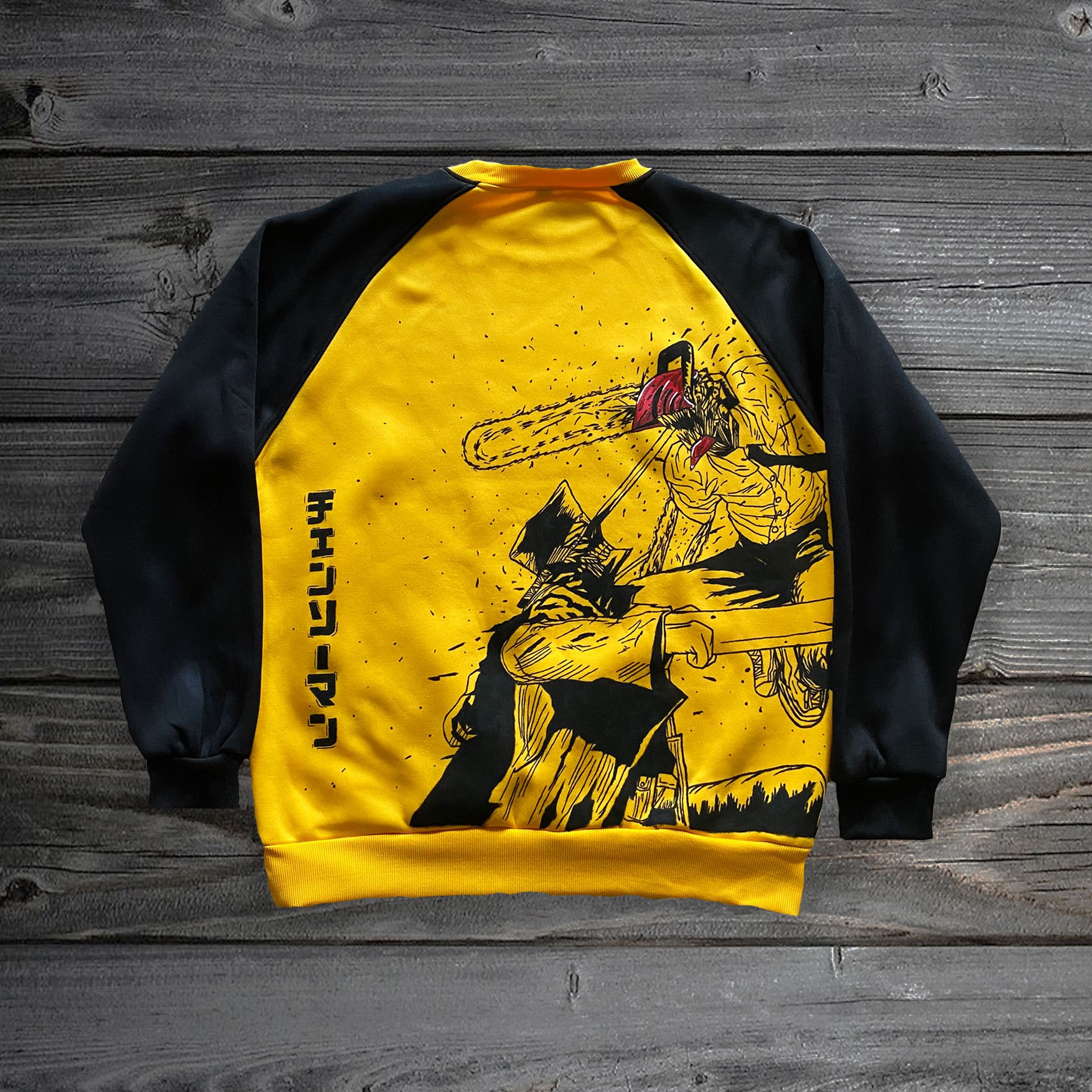 Custom 1/1 Chainsaw Man Custom Sweater | Grailed