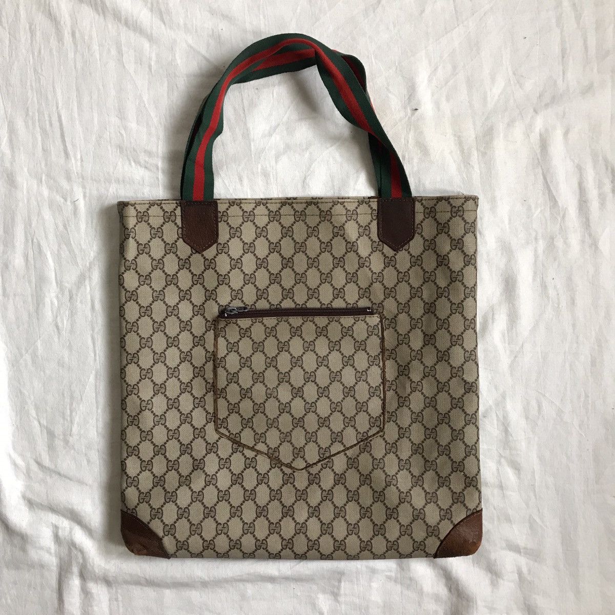 Gucci × Vintage Monogram gucci tote bag | Grailed