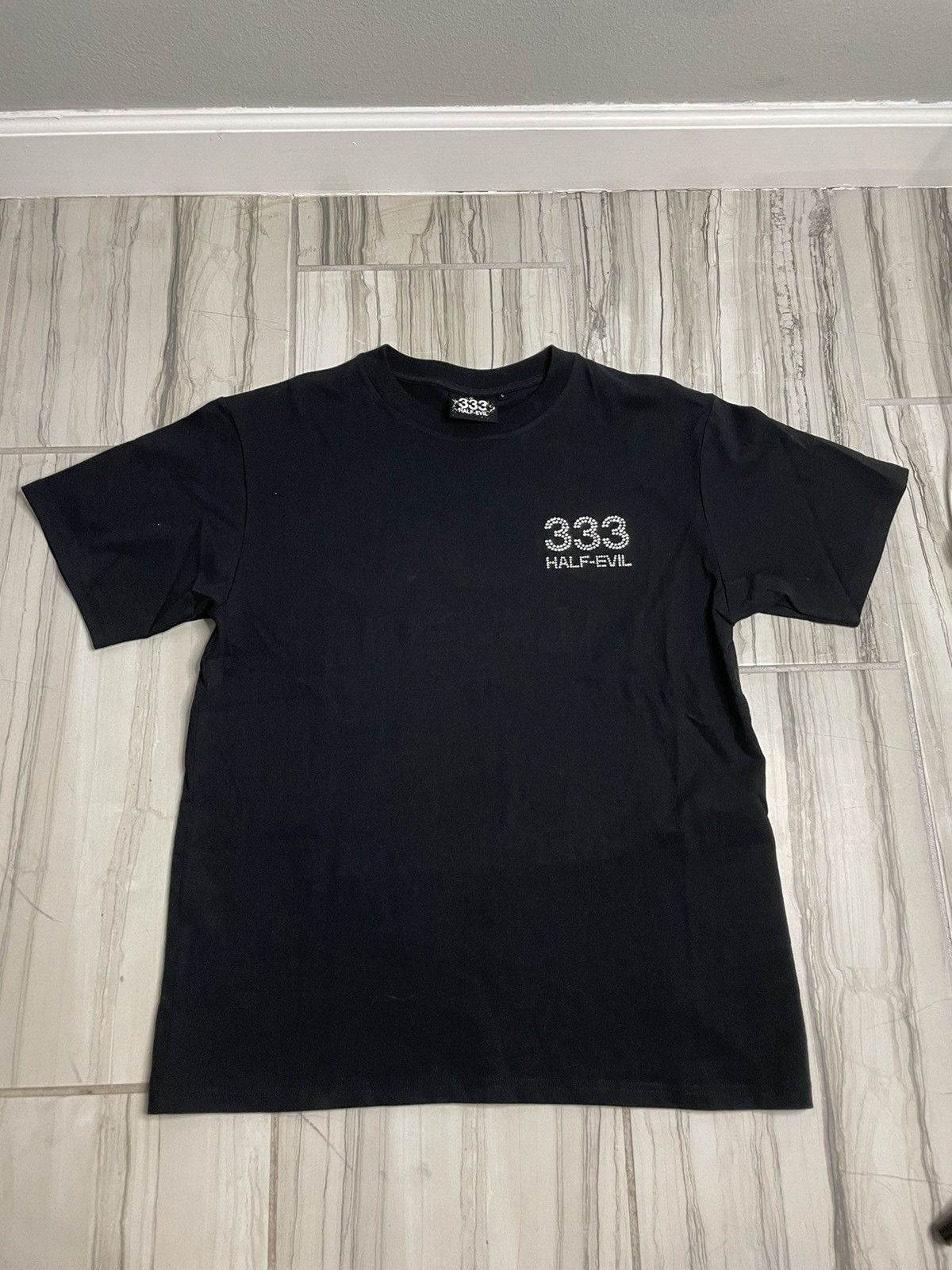Half Evil × Streetwear Half Evil 333 Rhinestone tee | Grailed