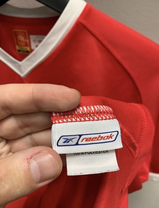 Reebok Liverpool Reebok carlsberg vintage soccer jersey Xl red | Grailed