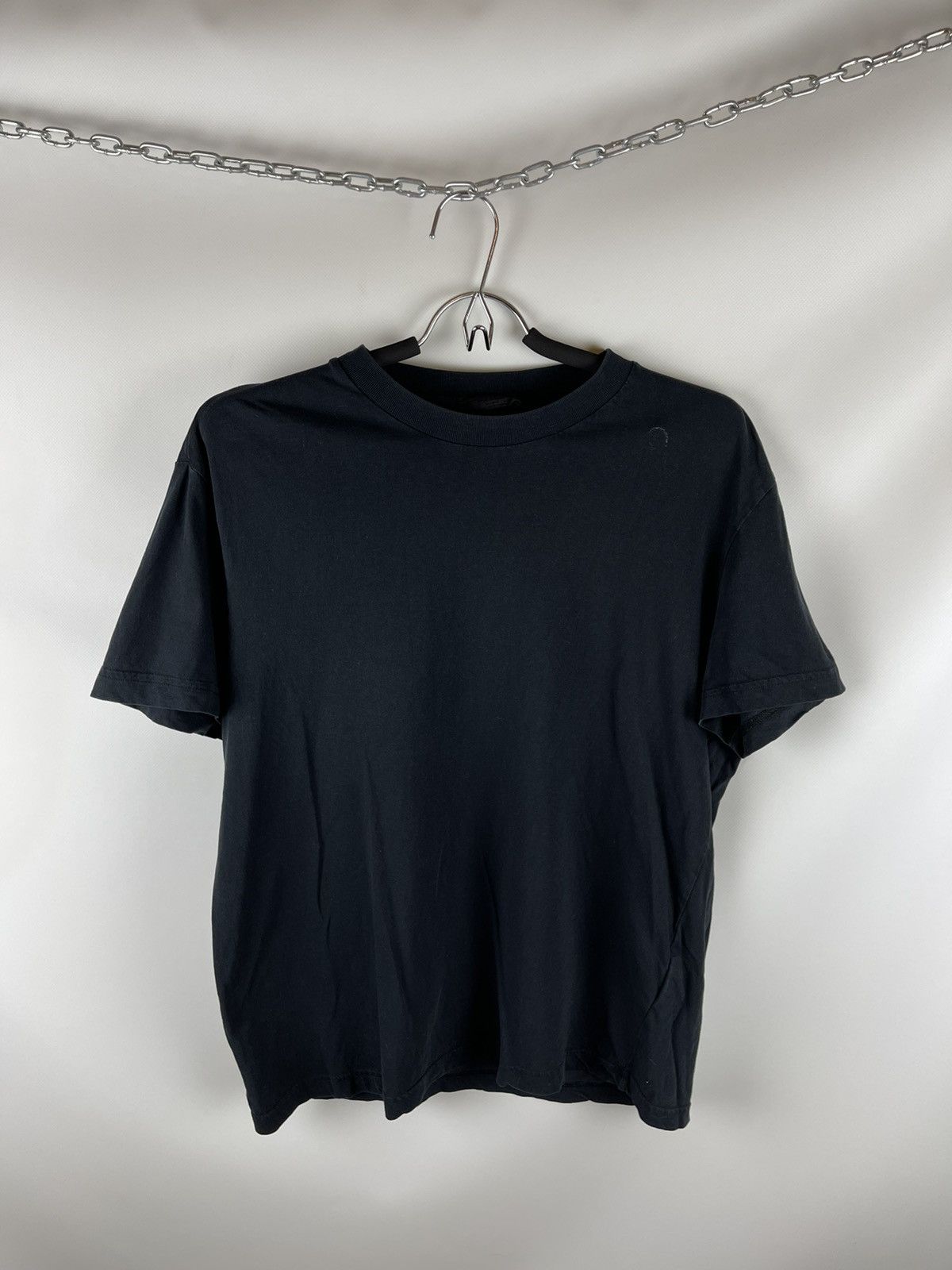 Prada Prada black blank basic backside logo tee shirt | Grailed