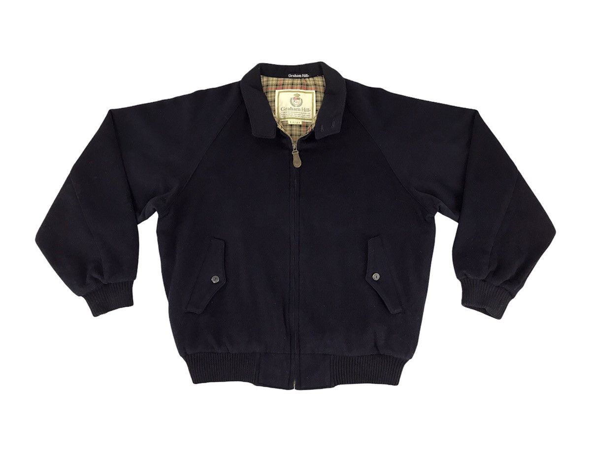 Streetwear × Varsity Jacket × Vintage Graham Hills Plaid Checked Inner ...