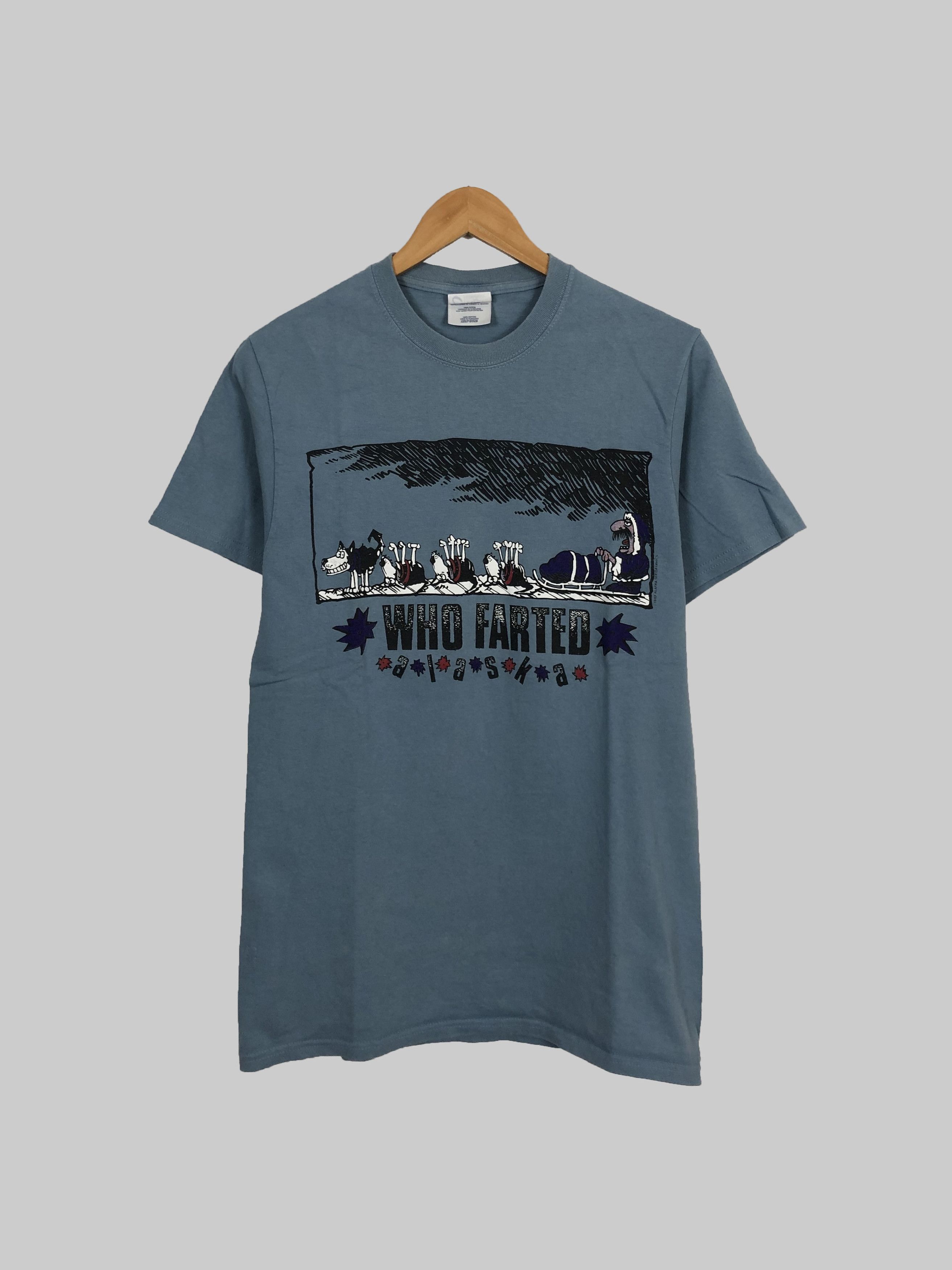 Humor × Vintage Vintage 1997 Alaska Who Farted t-shirt | Grailed