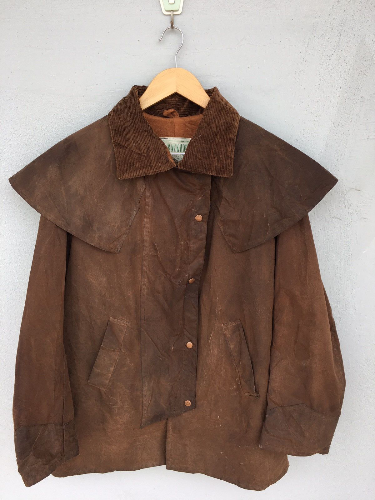 Barbour Vtg wk backhouse Barbour waxed cotton jacket | Grailed