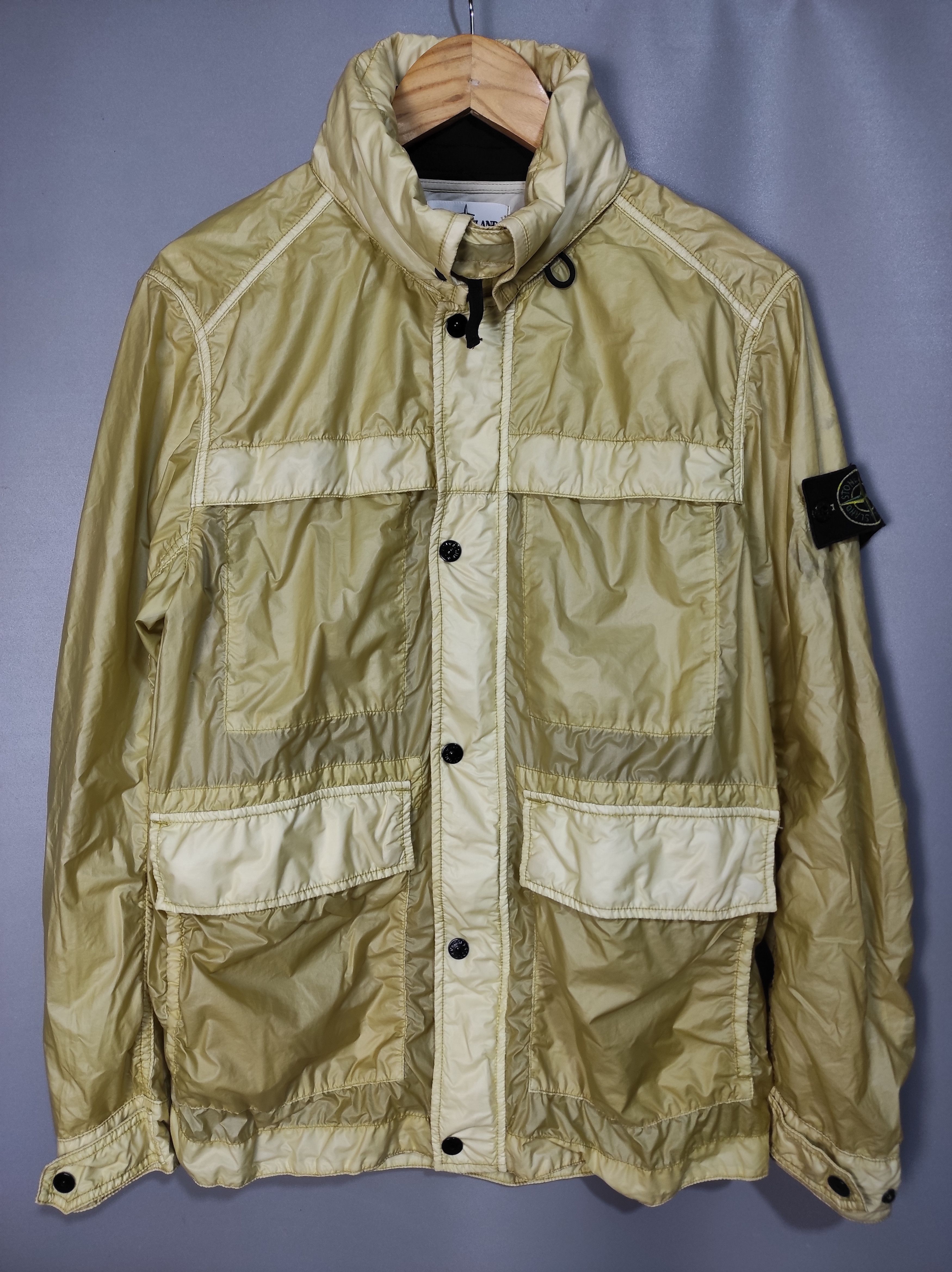 Stone Island STONE ISLAND GLASS LEMON FIELD JACKET SS13 | Grailed
