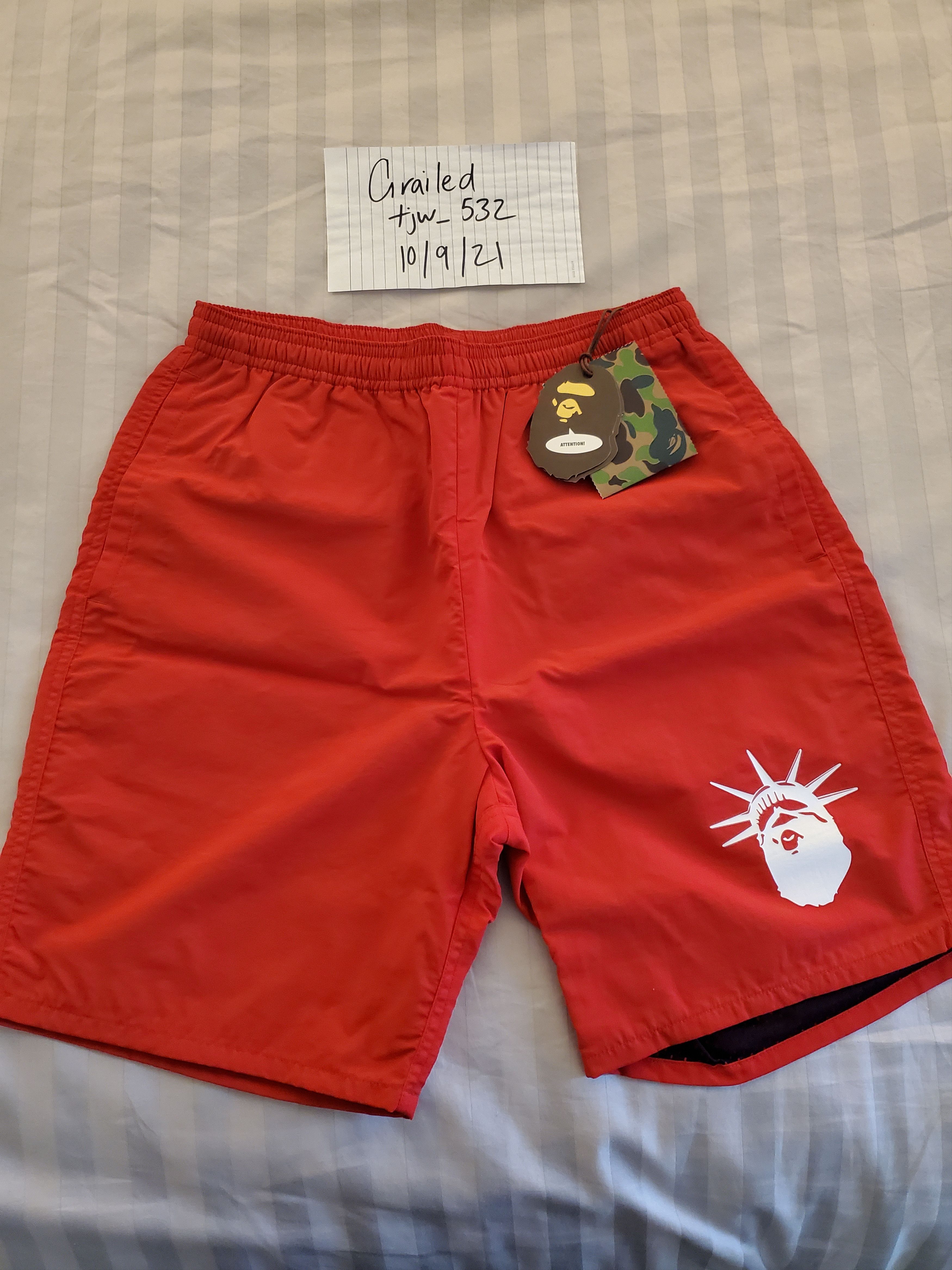 Bape Bape NYC Swim Trunks | Grailed