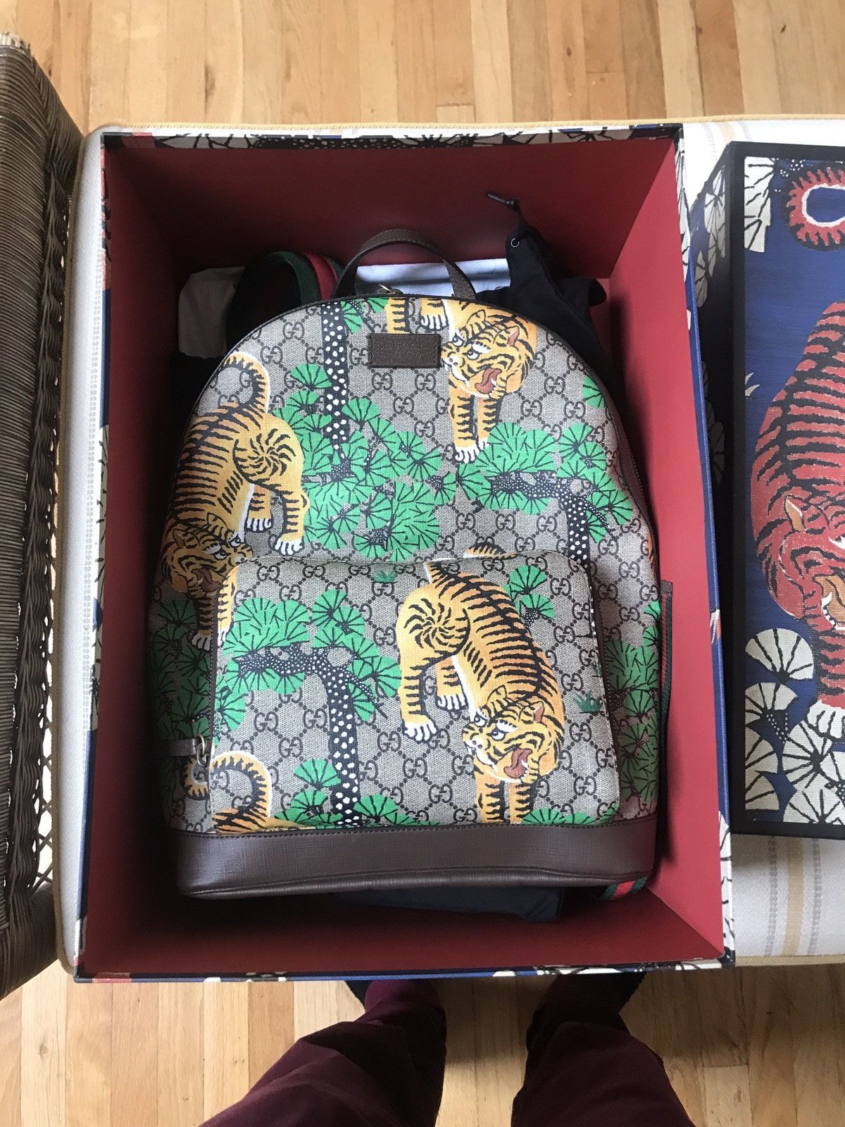 Gucci Gucci Bengal Monogram Backpack | Grailed