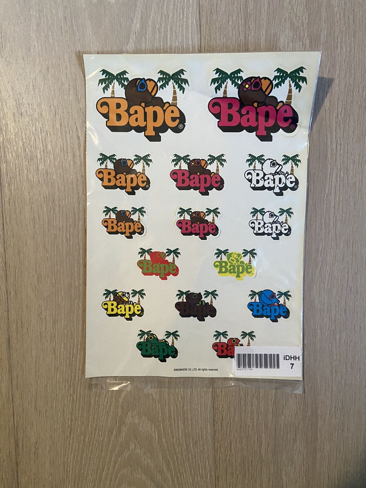 Bape × Vintage Vintage Bape Baby Milo Sticker Set | Grailed