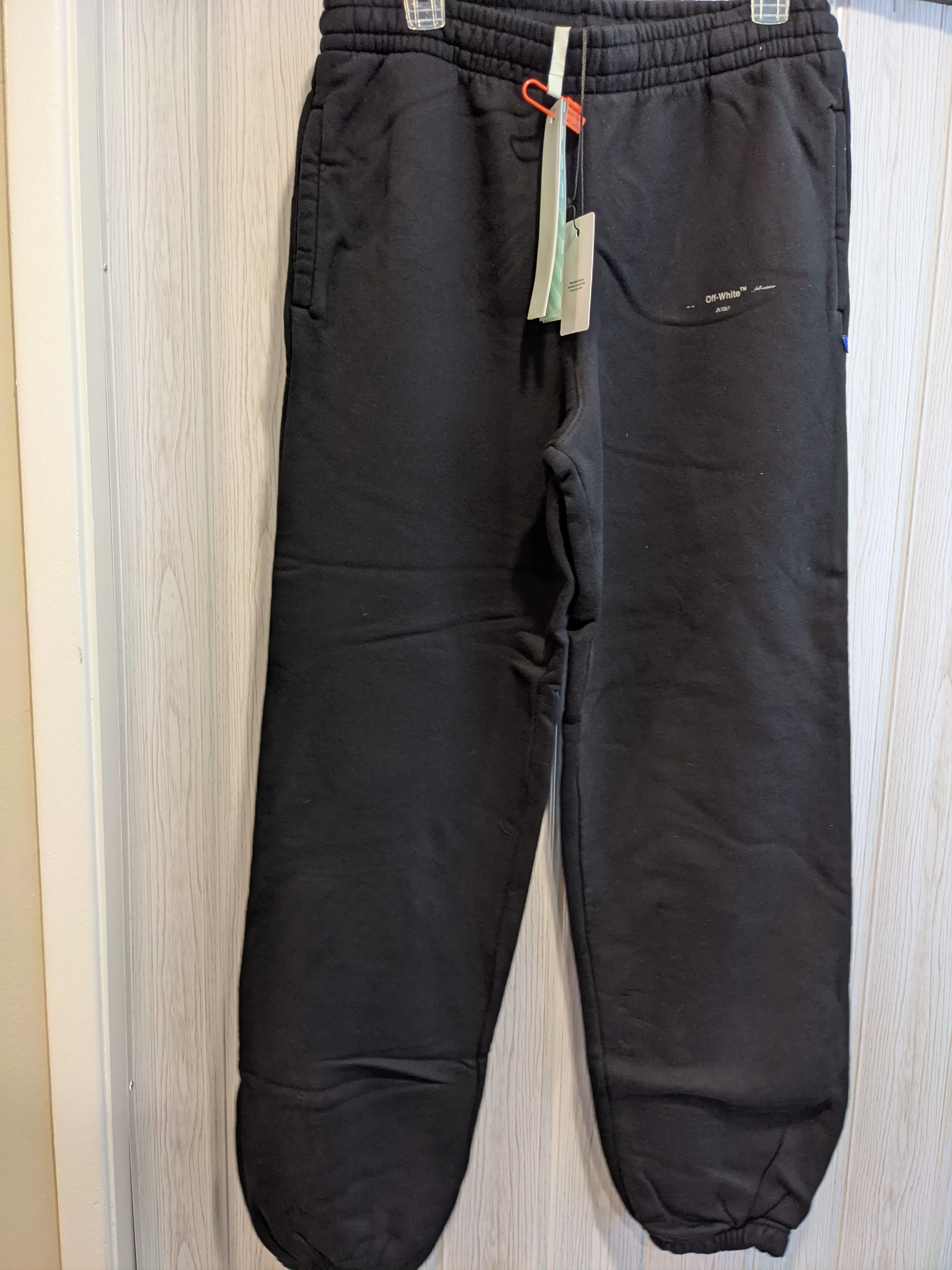 Off-White New Unfinished Sweatpants Joggers L Large | Grailed