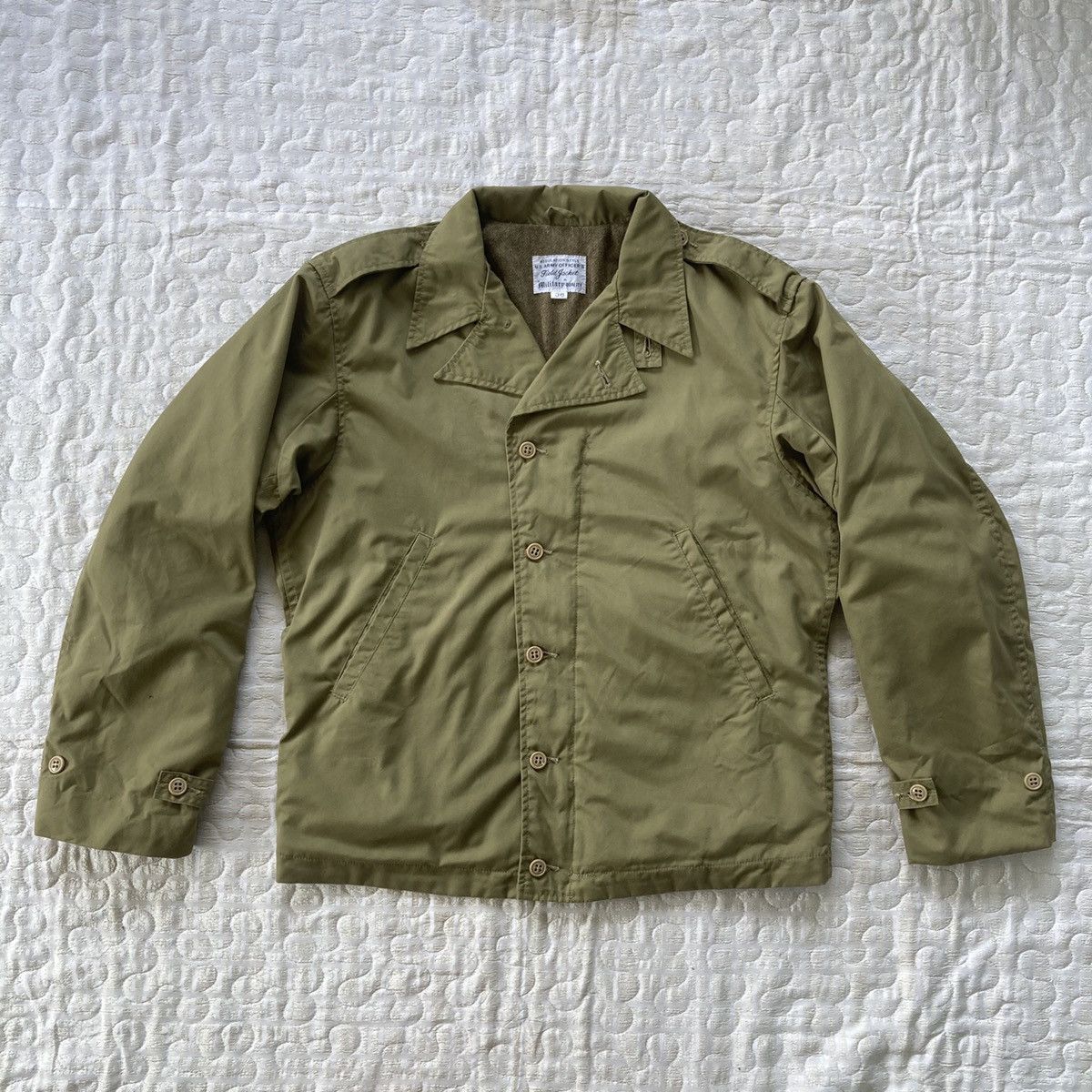 Vintage VINTAGE 80s REPRODUCTION M41 US ARMY OFFICERS FIELD JACKET ...