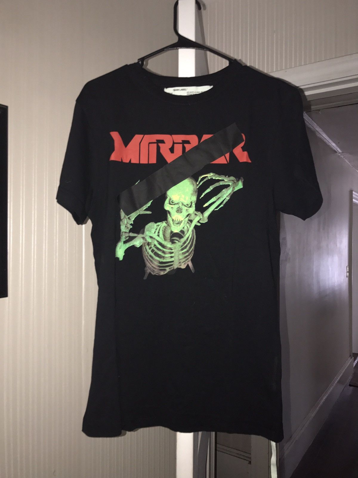 Off-White *LAST DROP* Off White Mirror Skull TEE | Grailed