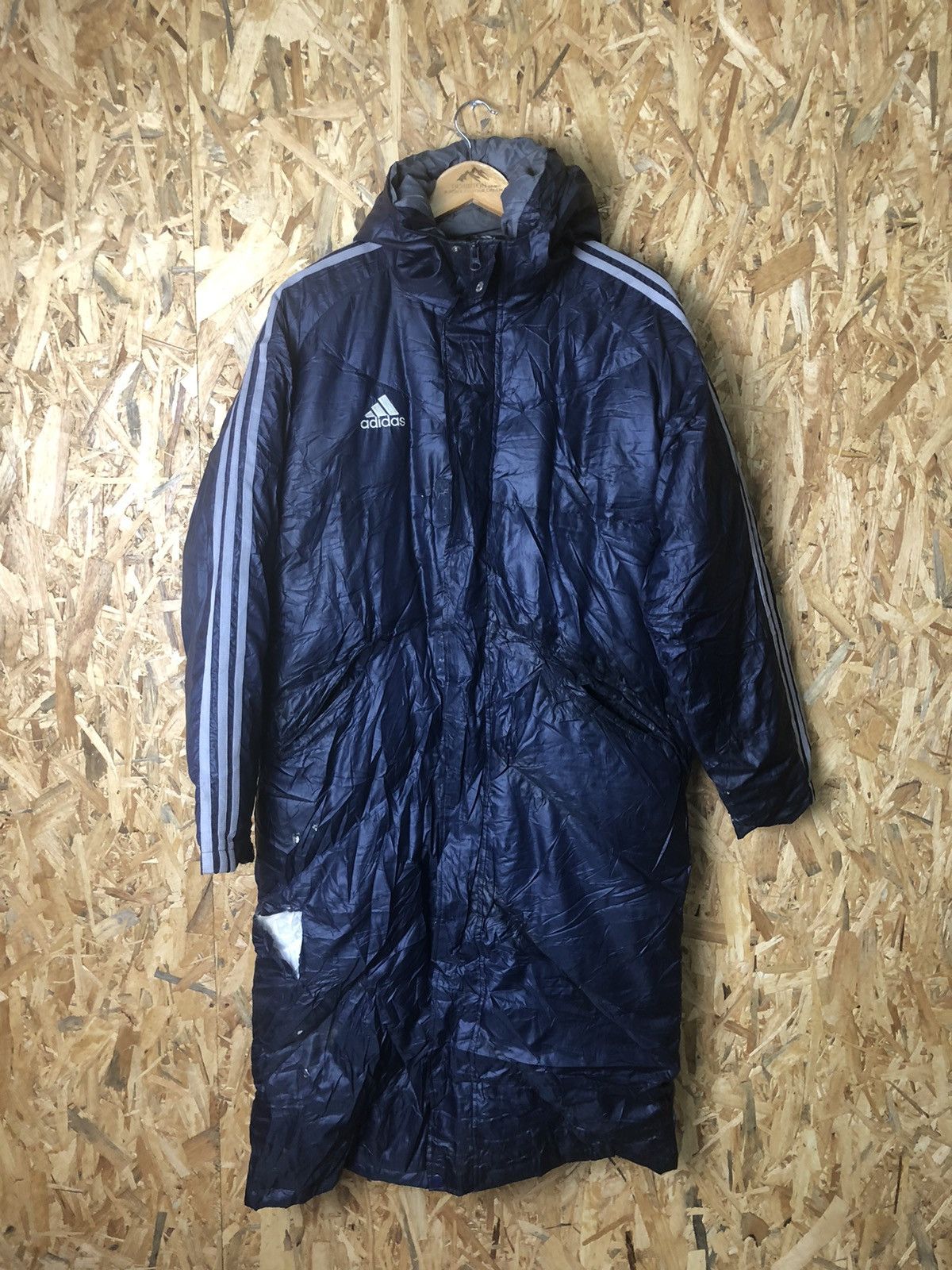Adidas × Vintage VINTAGE ADIDAS Disc long coah jacket sherpa inner ...