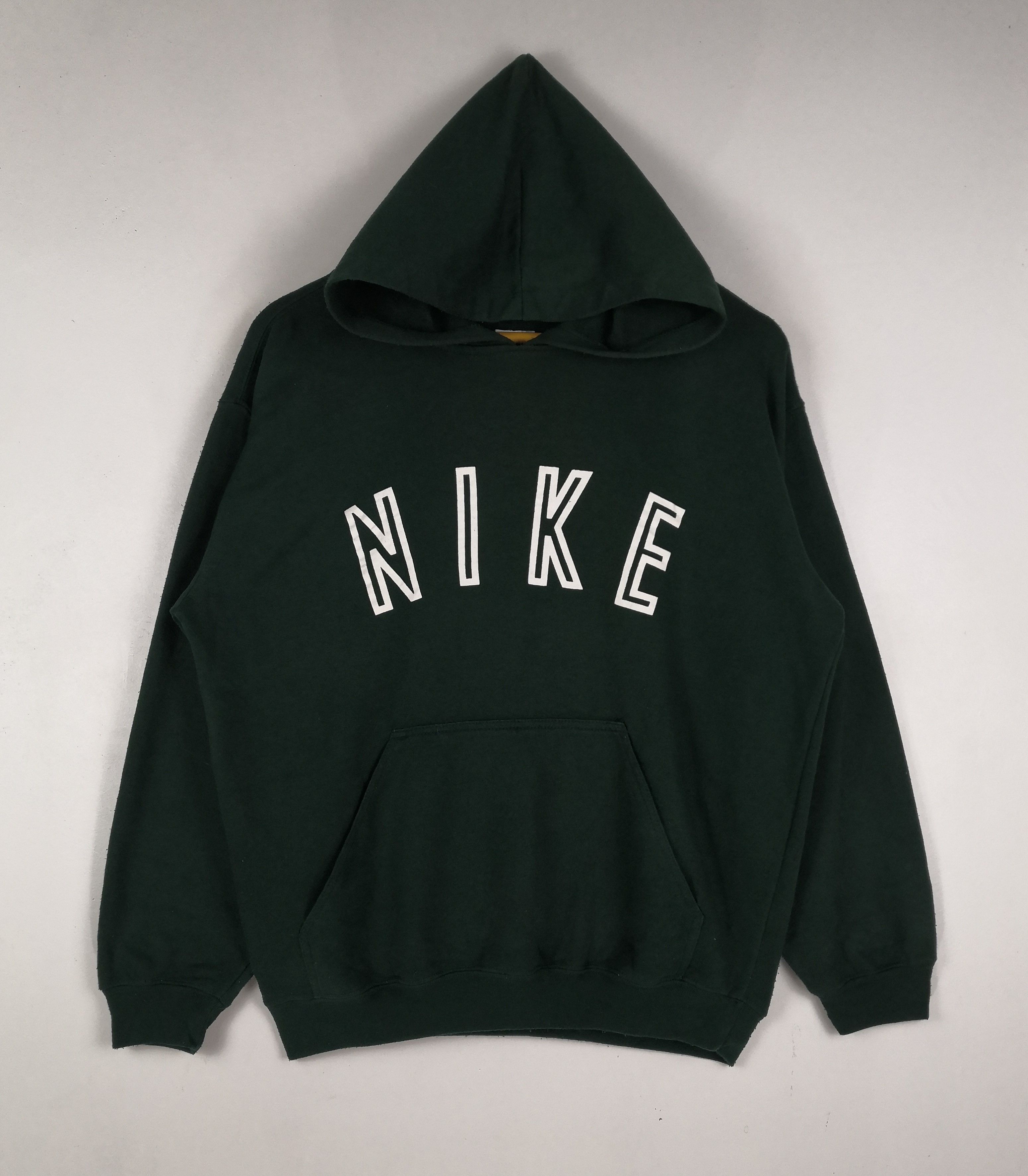 Nike × Nike ACG × Vintage Vintage 90s Nike Hoodie Big Logo Nike Sweater ...