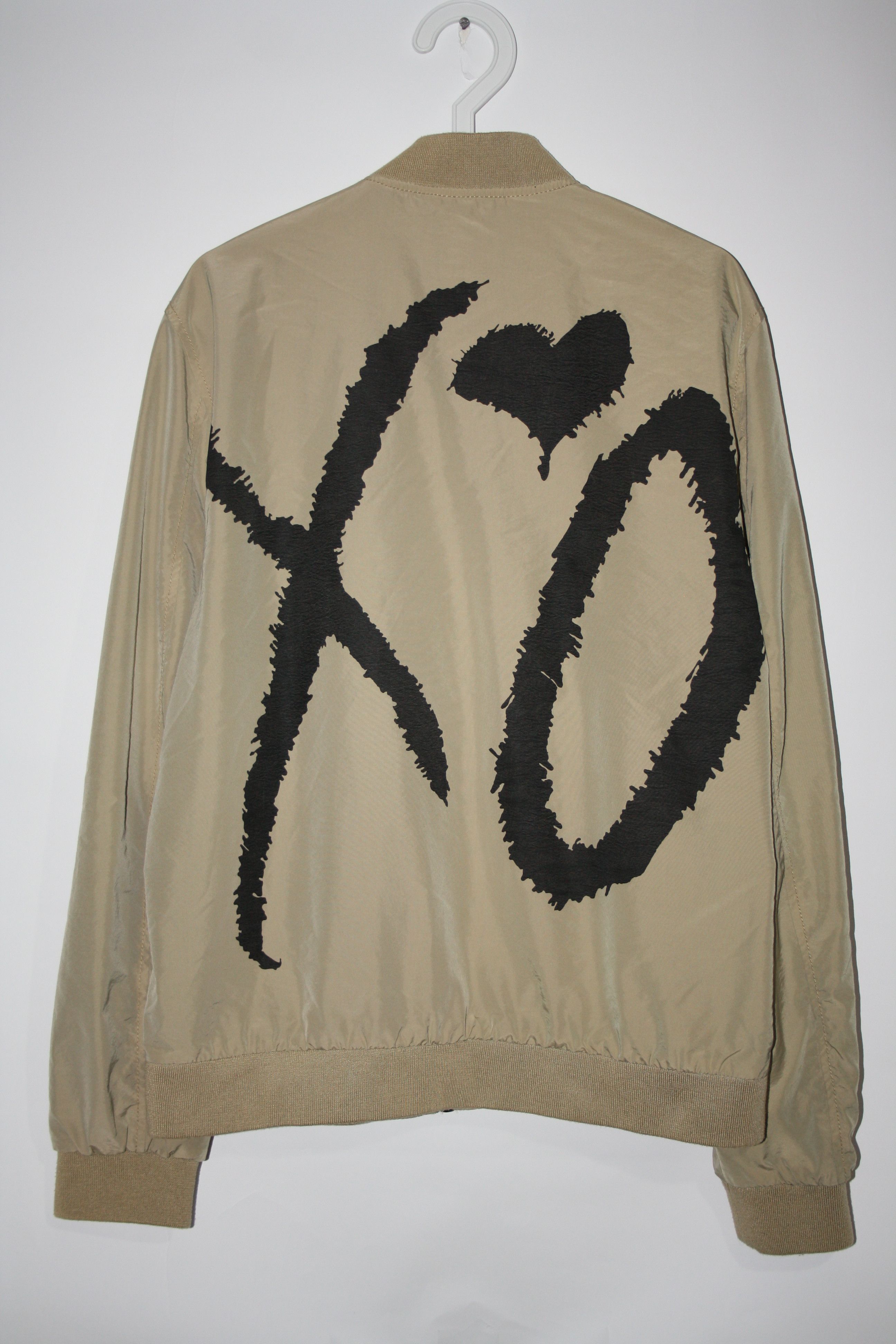 H&M × The Weeknd H&M x The Weekend beige bomber jacket | Grailed