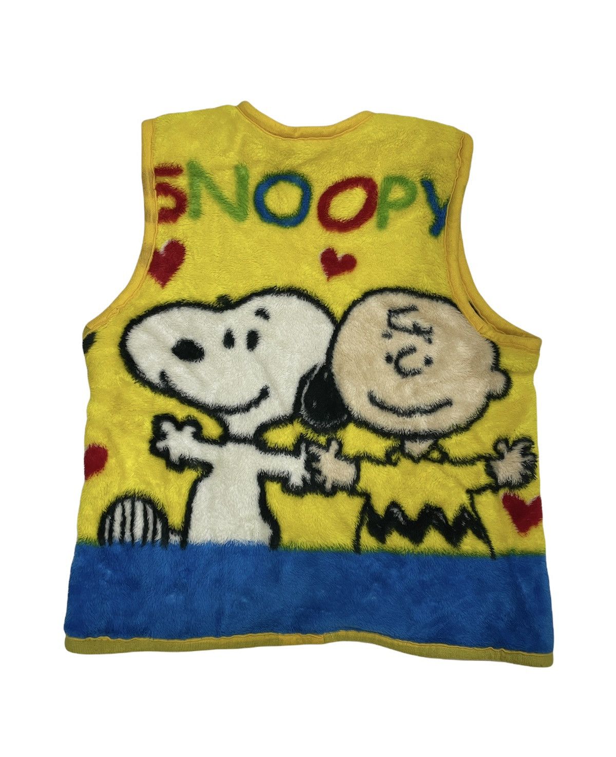 Cartoon Network × Peanuts × Streetwear Peanuts Snoopy Vest Big Logo ...