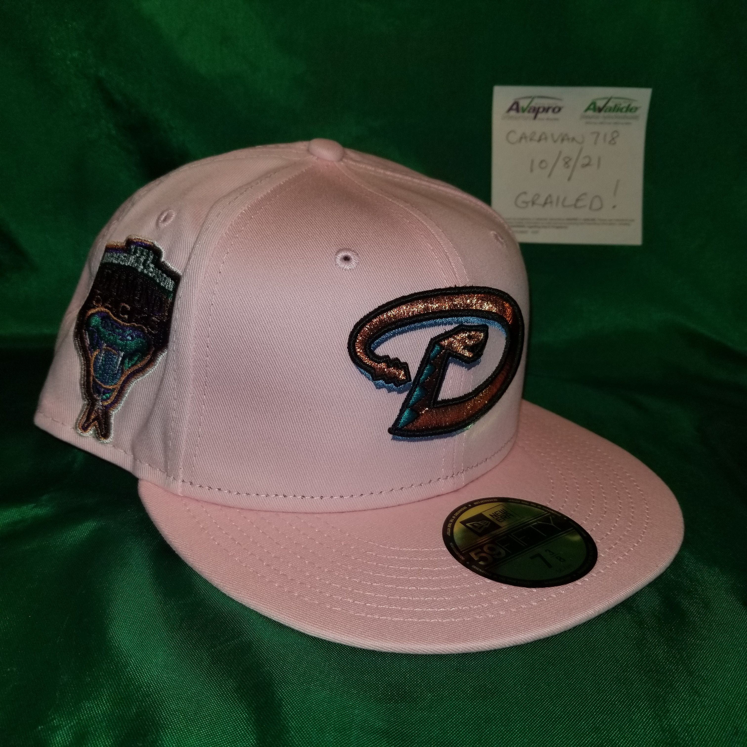 New Era Ecapcity Pink Diamondbacks 1998 Inaugural Patch Sky Blue UV ...