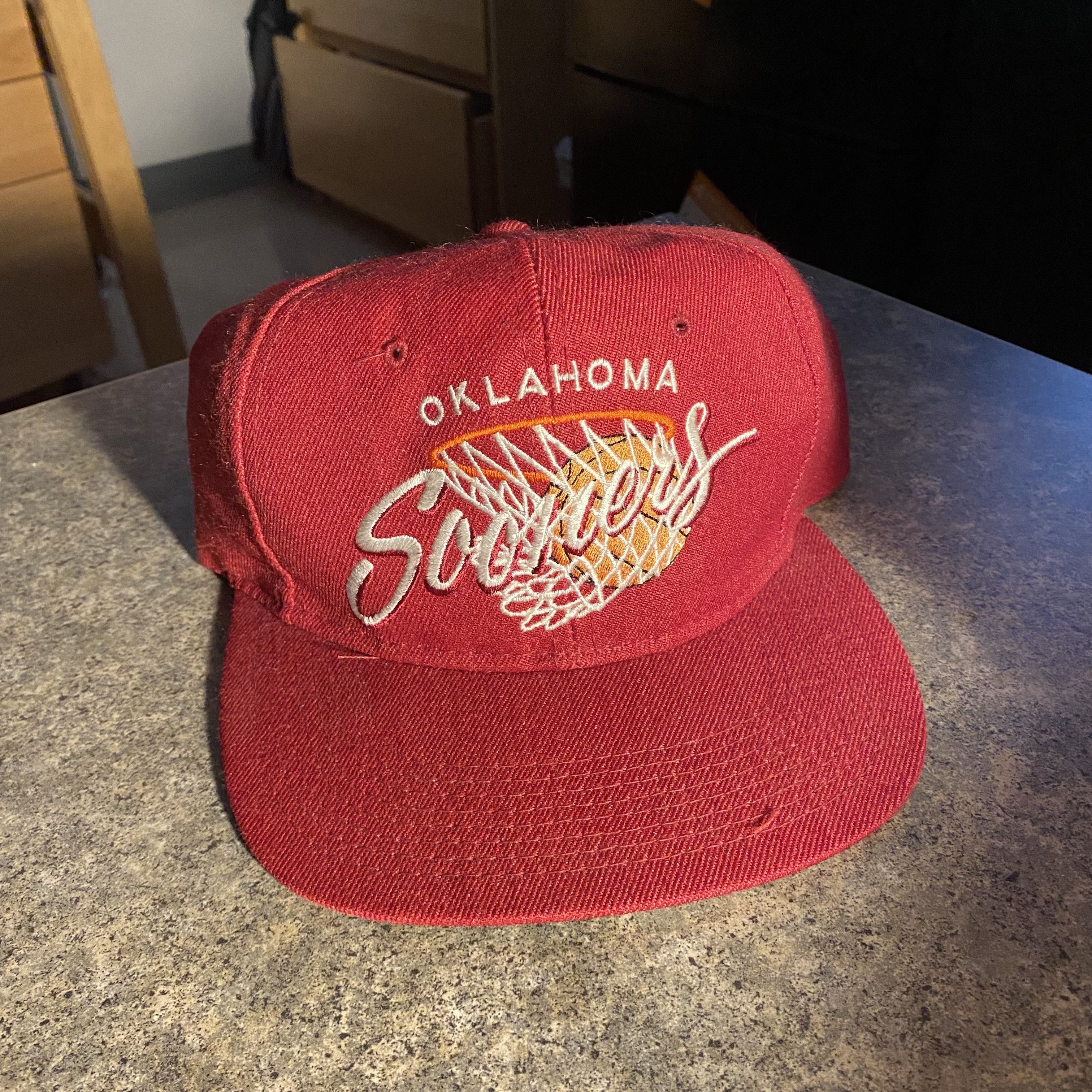 Ncaa × Vintage Vintage Oklahoma Sooners Cursive font hat | Grailed