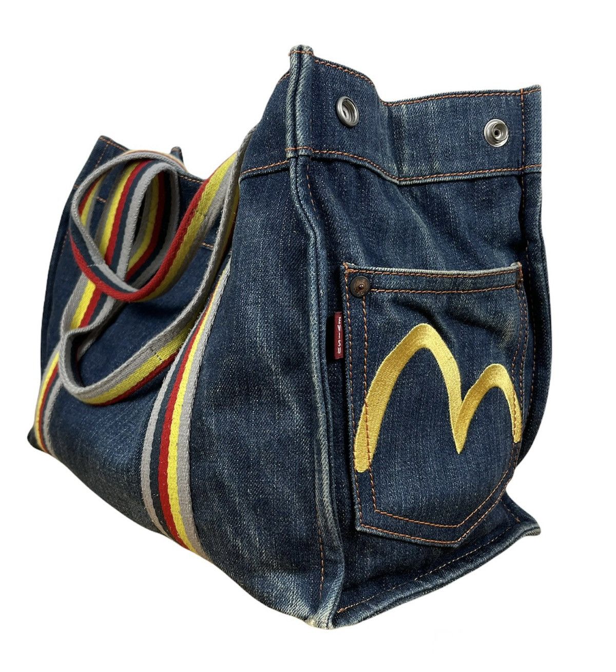 Evisu × Japanese Brand × Streetwear evisu denim tote bag | Grailed