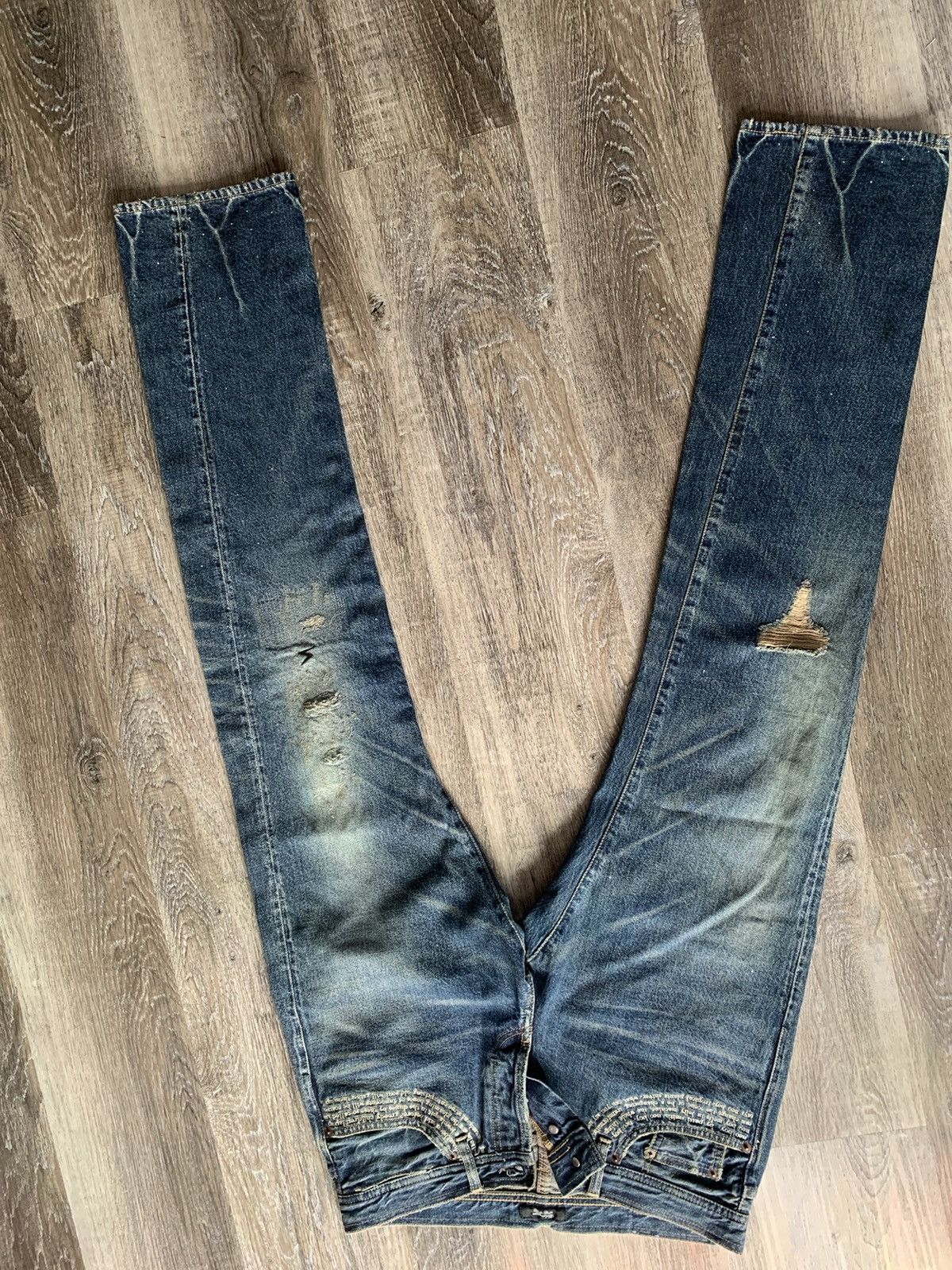 Undercover SS09 Thunderstud/Neoboy Poem Selvedge Denim | Grailed