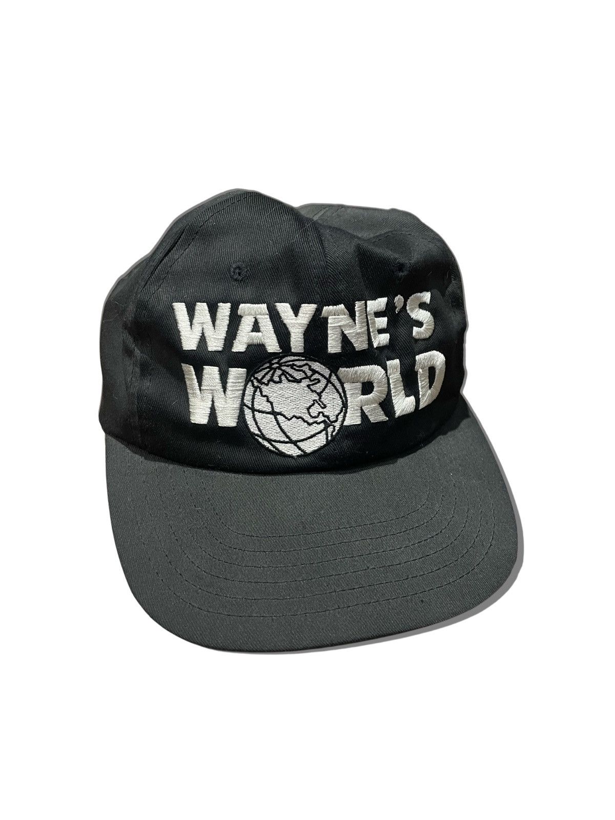 Movie × Vintage Vintage 1992 Waynes world Promo snap-back hat | Grailed